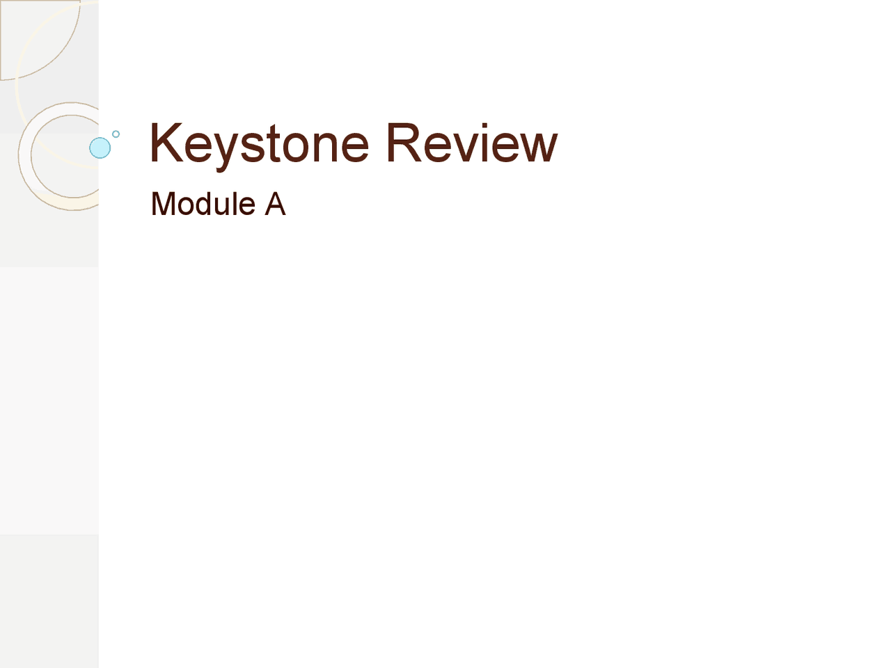 Keystone Review | Slides Cell Biology | Docsity