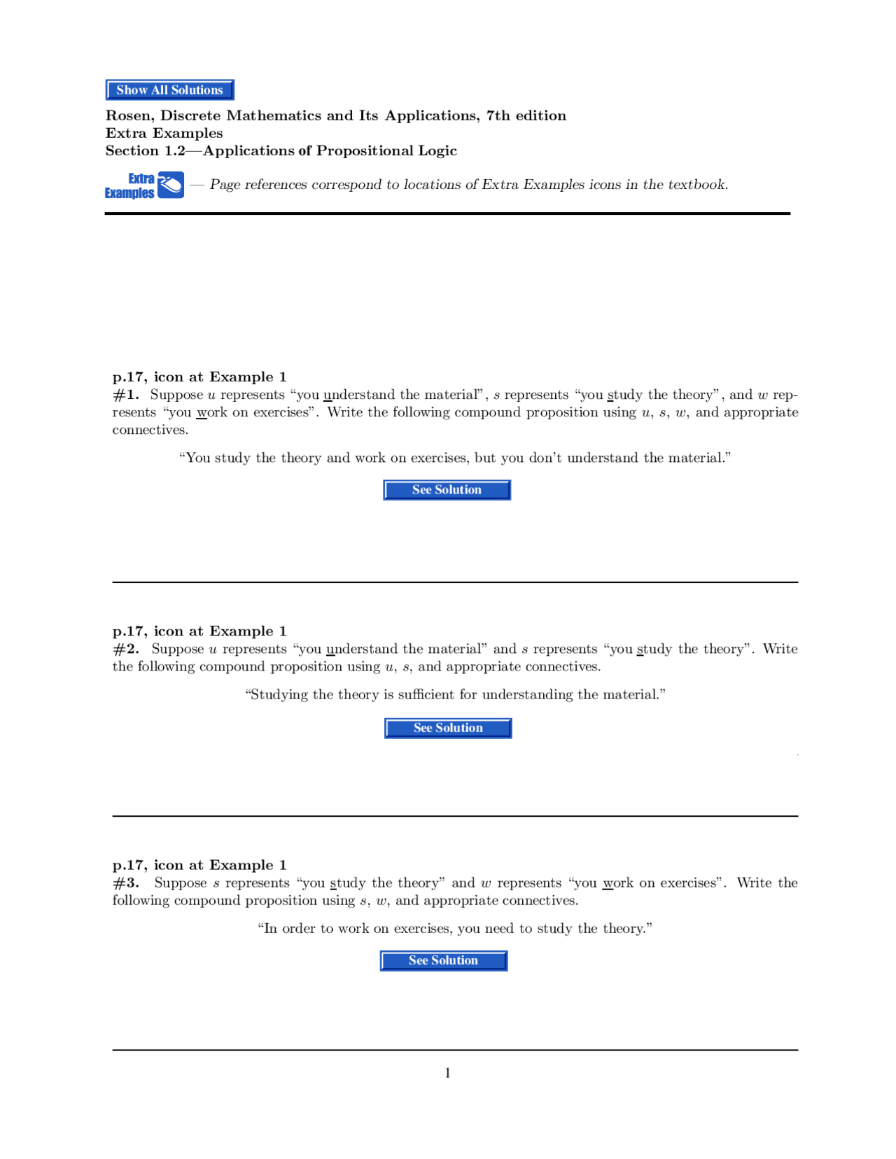 Rosen Discrete Mathematics And Its Applications 7th Edition Slides Discrete Mathematics