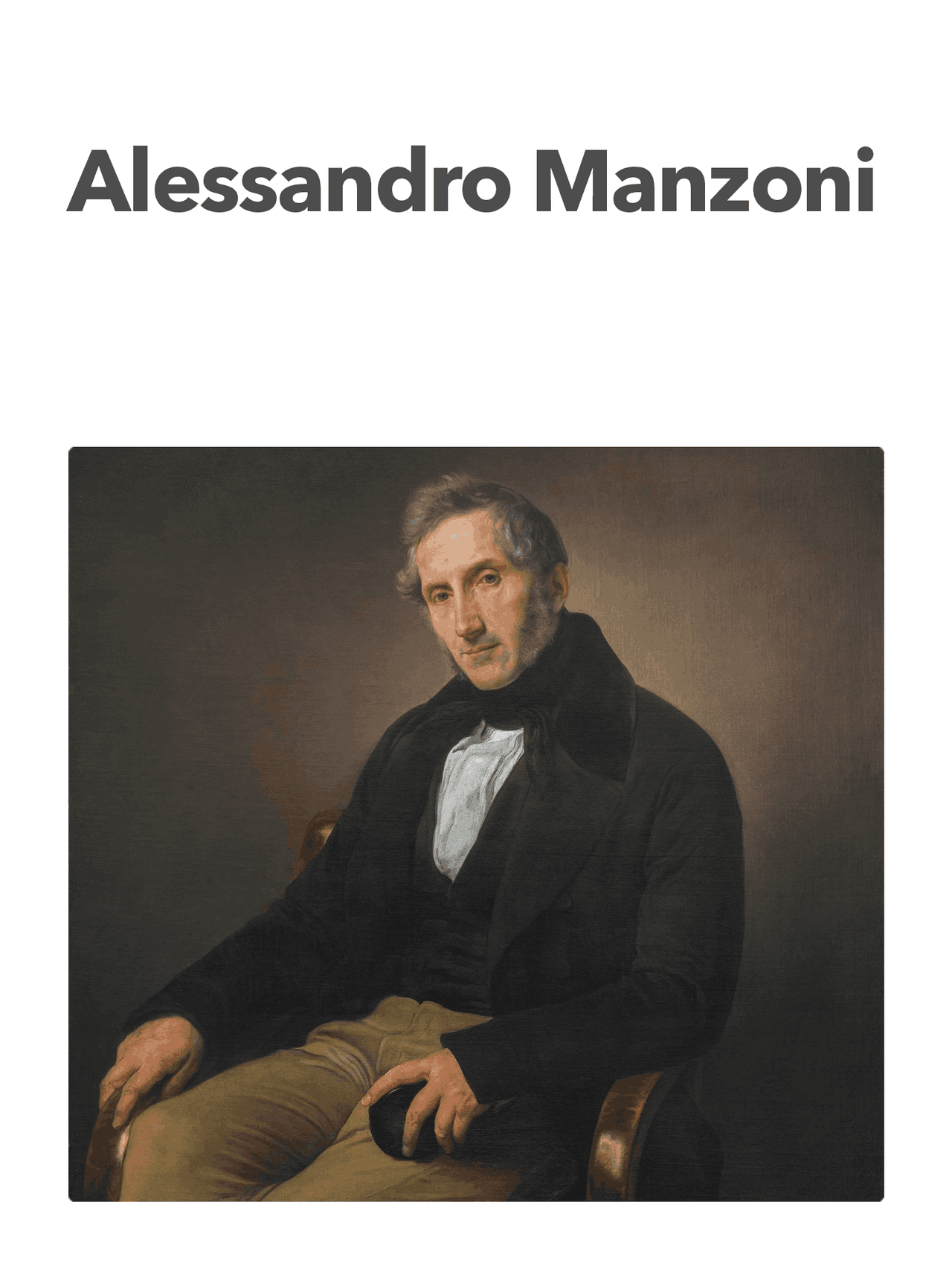 Alessandro Manzoni: contesto socio-culturale, influenze e opere. Con ...