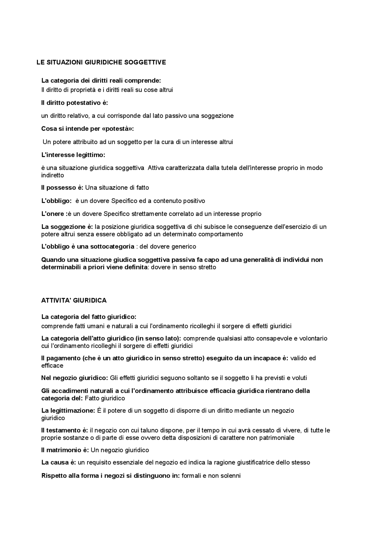 Tutte le domande e risposte di Diritto Privato anno 2021/2022 | Prove d'esame di Diritto Privato ...