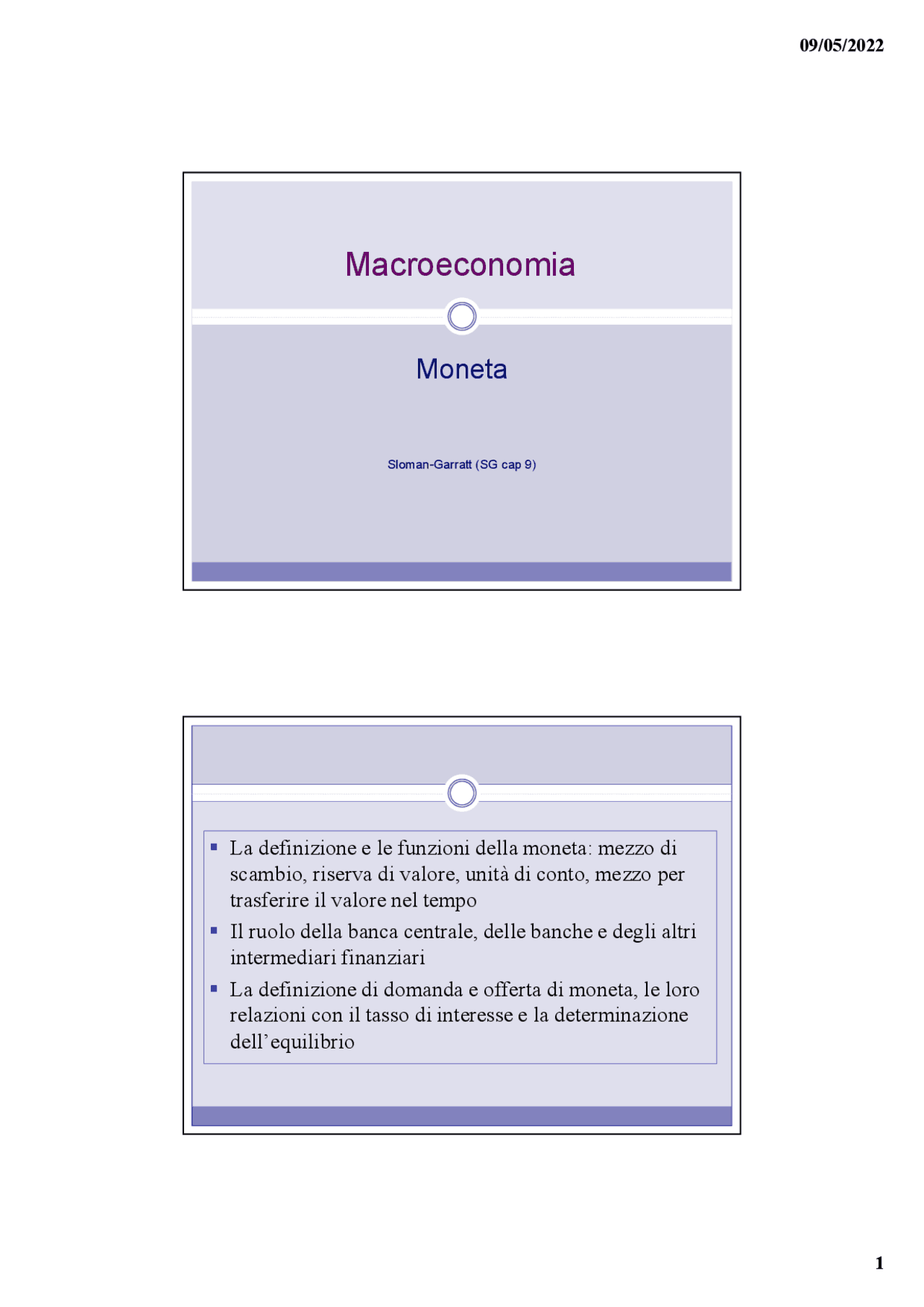Slides Macroeconomia Modello Is Lm Slide Di Economia Politica Docsity