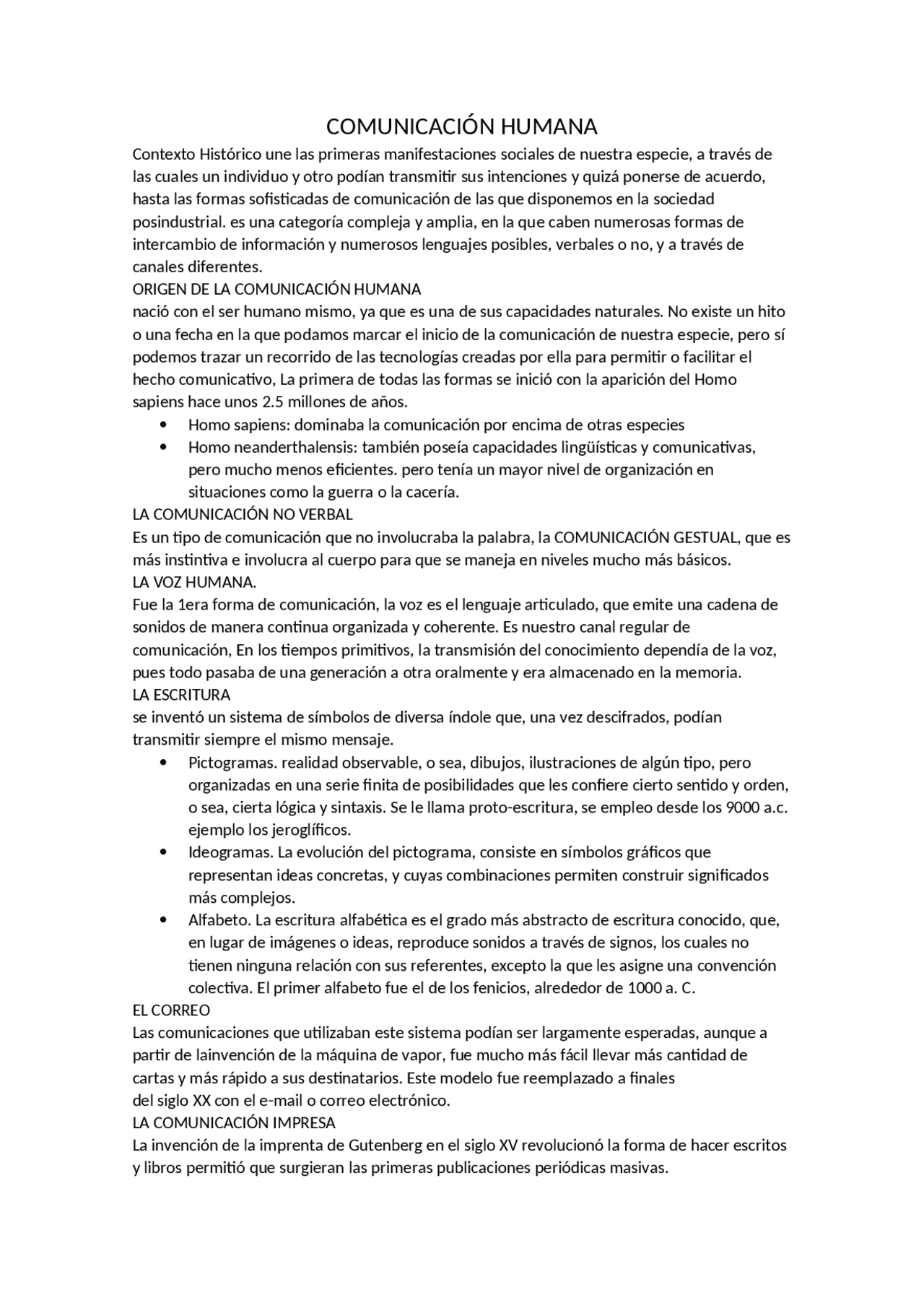 La Comunicacion Humana Resúmenes De Comunicación Y Desarrollo Docsity