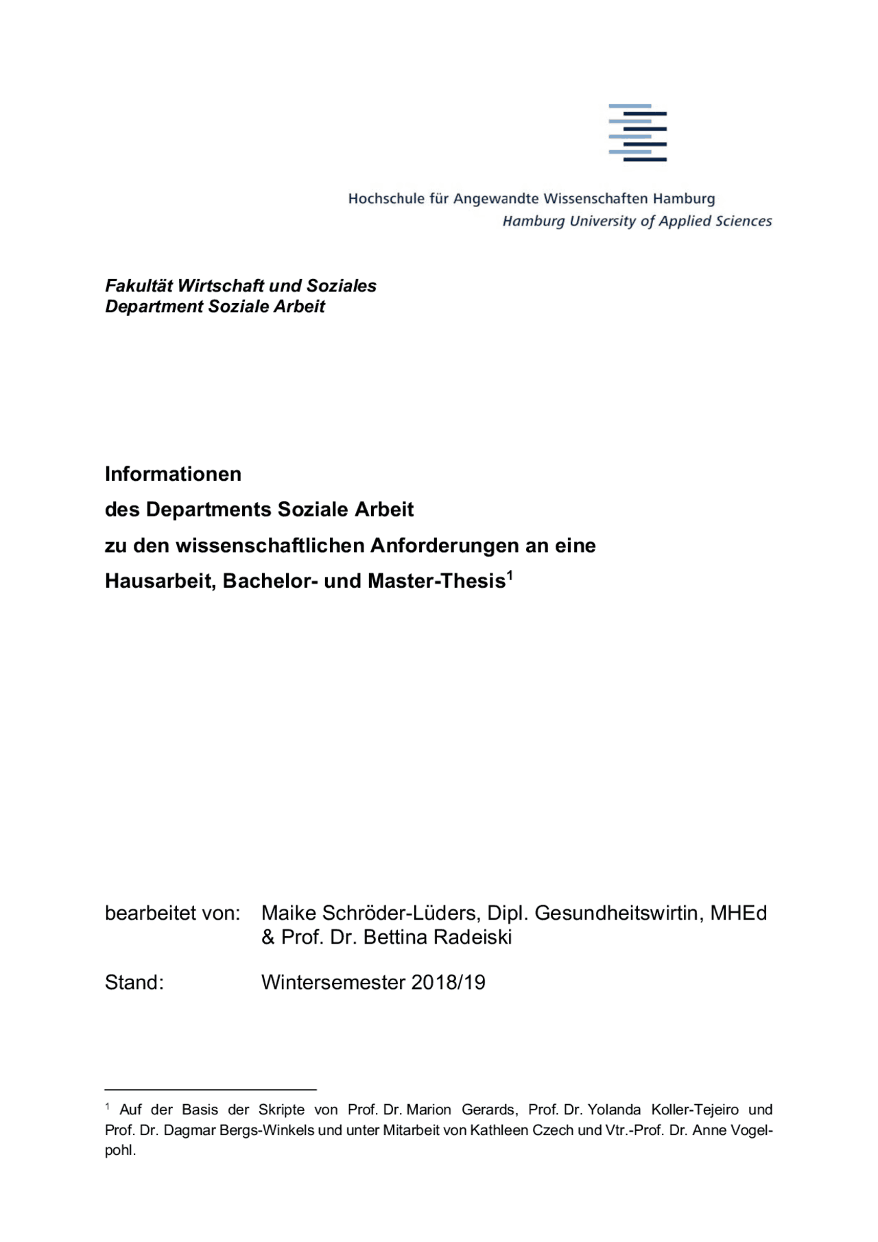 Fakultät Wirtschaft und Soziales Department Soziale Arbeit | Grafiken ... Fakultät Wirtschaft und Soziales Department Soziale Arbeit | Grafiken ...