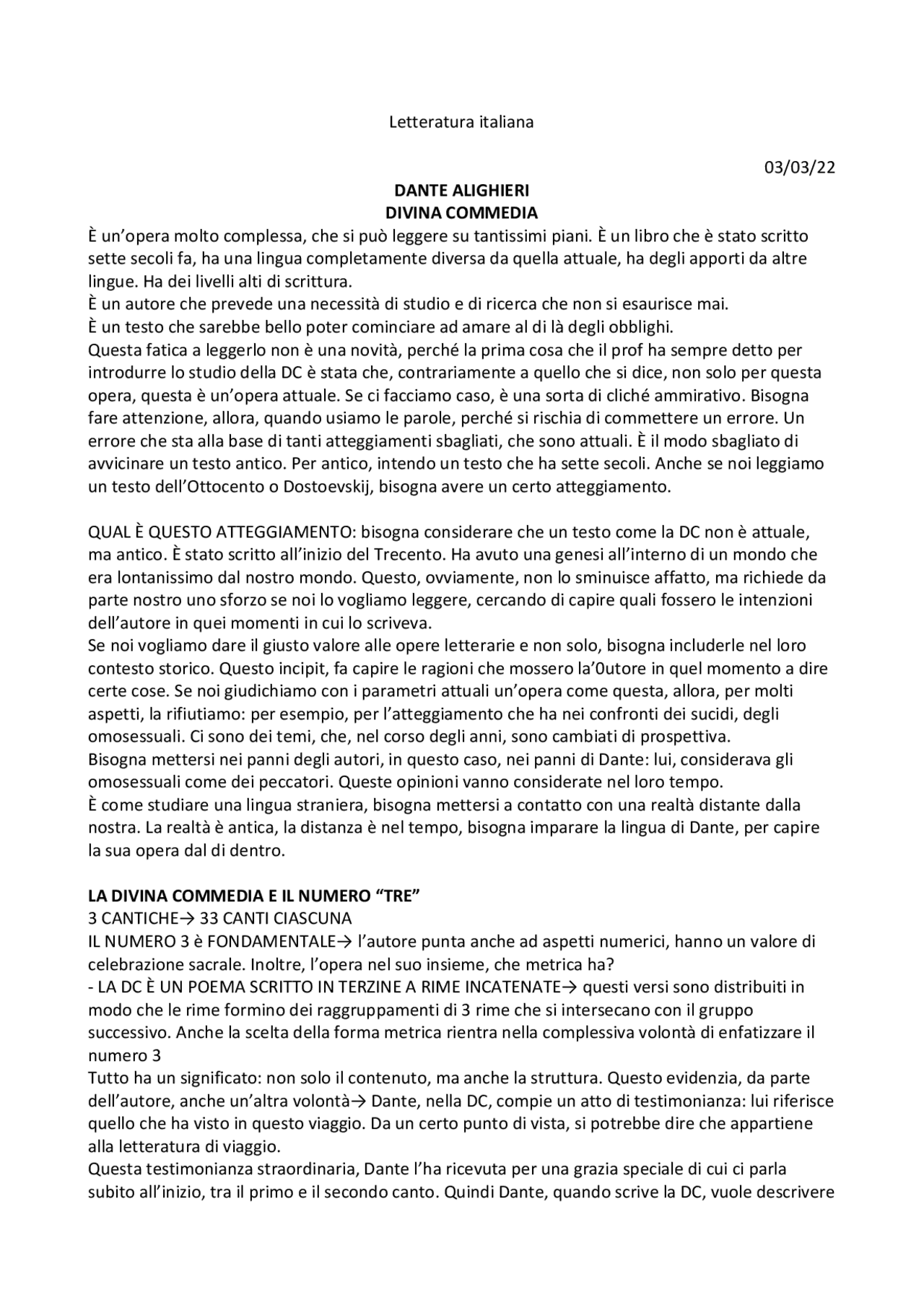 Appunti Completi Del Corso 202122 Relativi Al Secondo Semestre Di