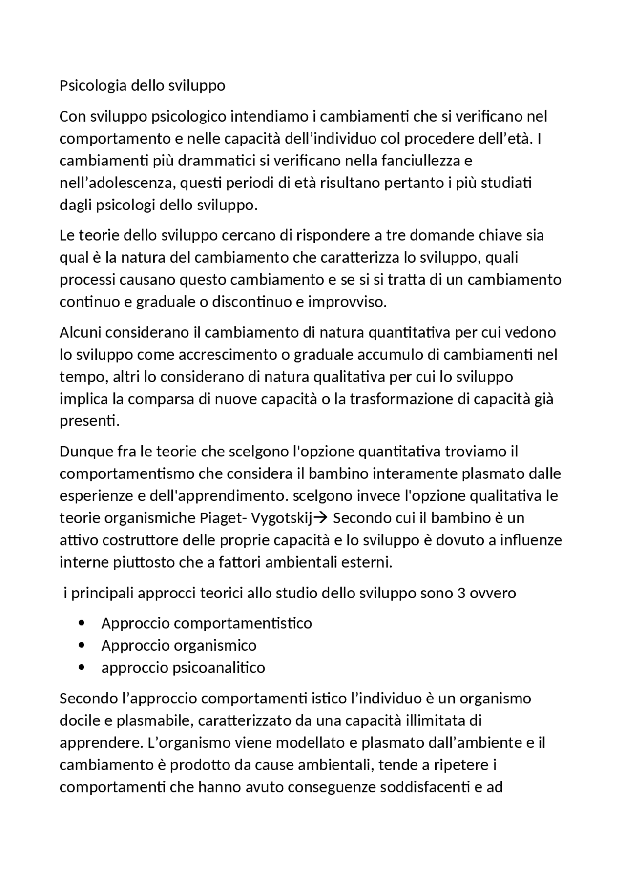 Psicologia Dello Sviluppo Camaioni E Di Blasio Appunti Schemi E Mappe
