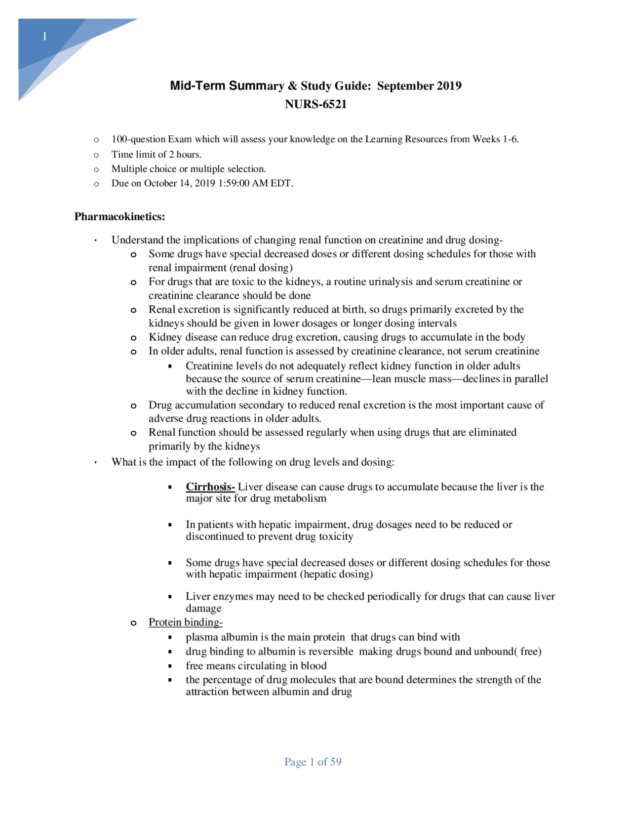 Mid_Term_Study_Guide__1__with_names__and_answers. | Exams Pharmacology ...