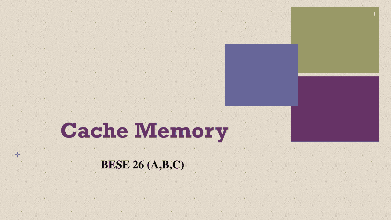 Cache Memory: A Comprehensive Guide to Understanding and Optimizing Performance | Slides ...