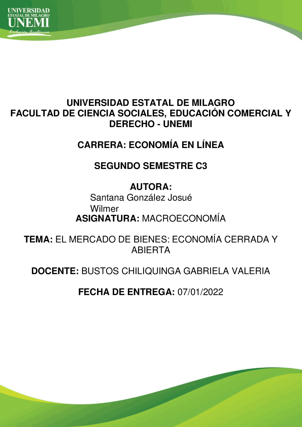 Ejercicios De Macroeconomia Aplicada Ejercicios De Macroeconomía