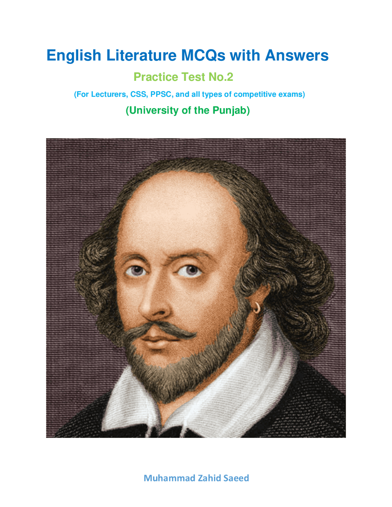 English Literature MCQs with Answers Practice Test No.2 | Quizzes ...