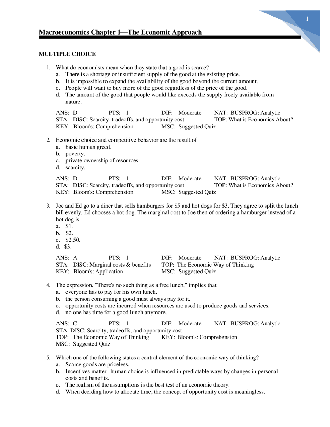 ECO MISC Economics test bank latest TB with more than 400 questions and ...