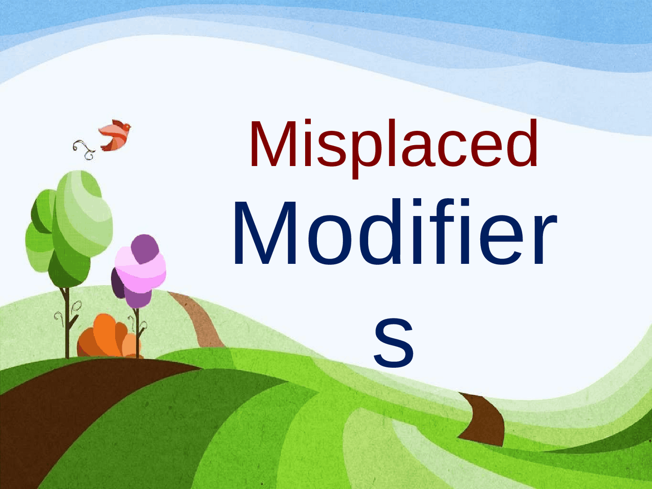 MISPLACED MODIFIERS IN GRAMMAR | Study notes Grammar and Composition ...