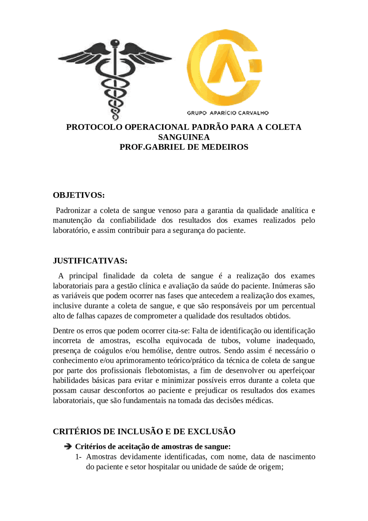 Protocolo de pulsao resumido | Esquemas Anatomia | Docsity