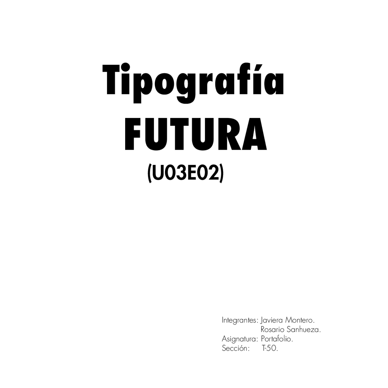 Tipografía Futura Y Su Anatomía Diapositivas De Literatura Docsity