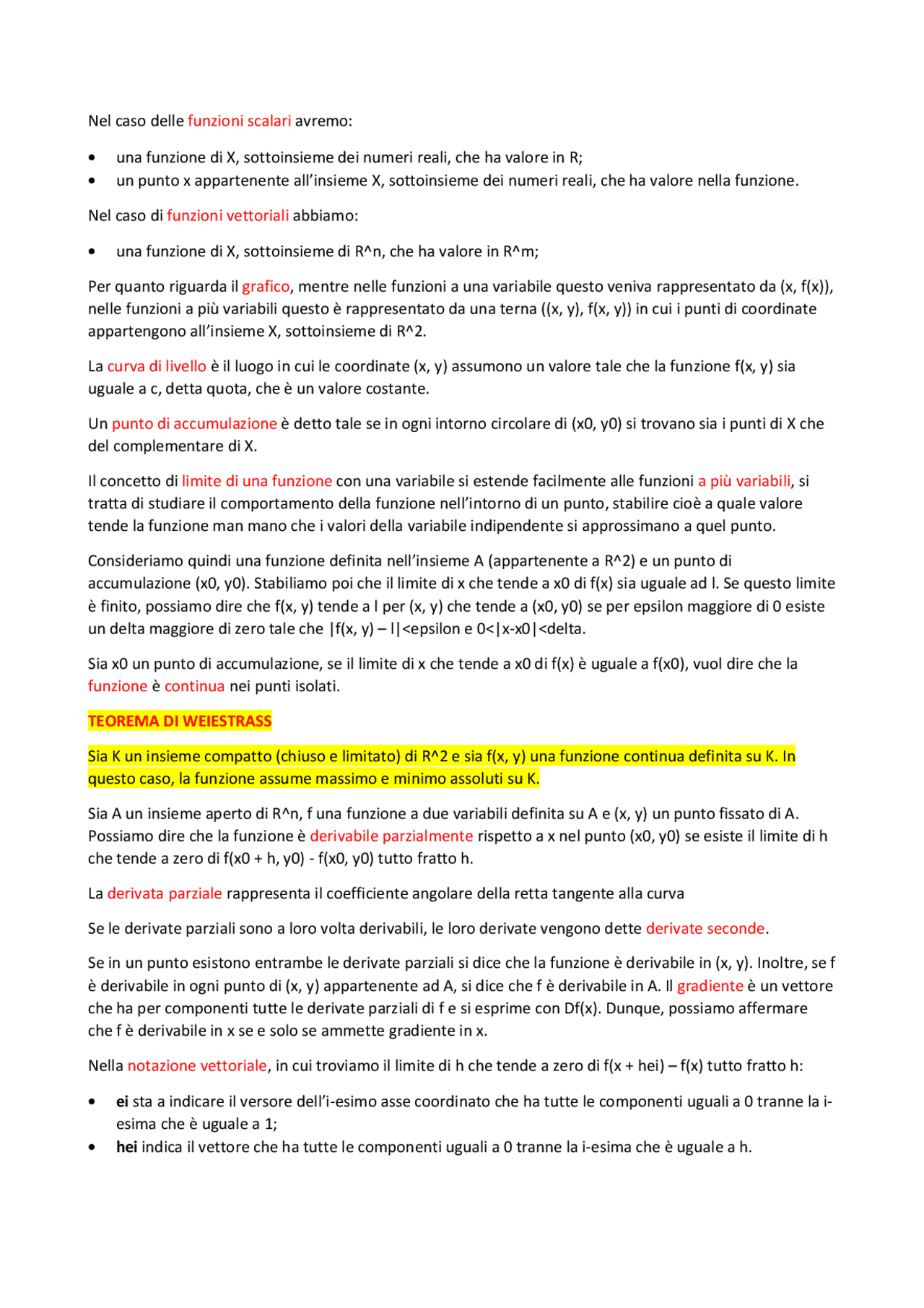 Esame Orale Analisi 2 Dispense Di Analisi Matematica Ii Docsity