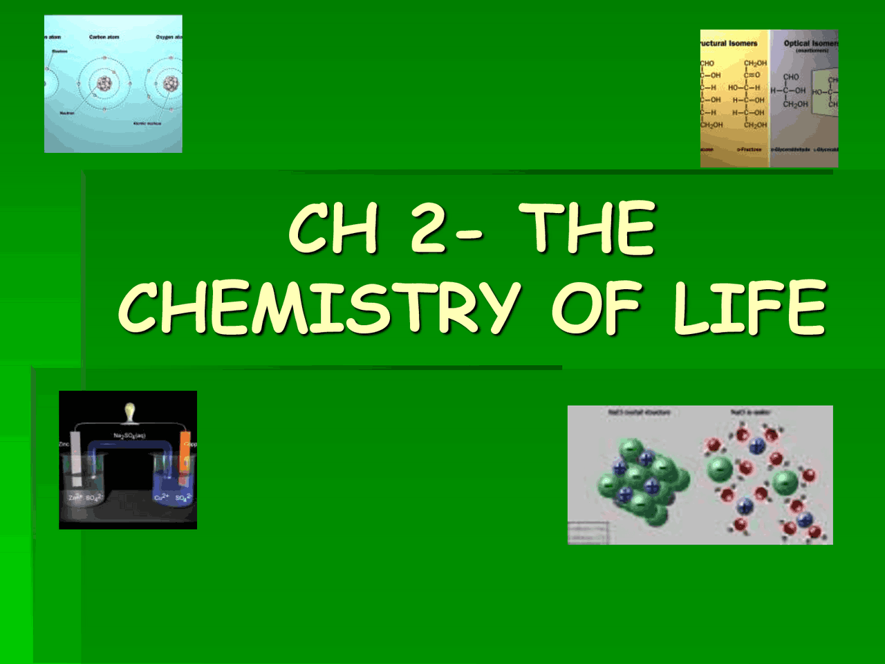 The Chemistry of Life | Study notes Biology | Docsity