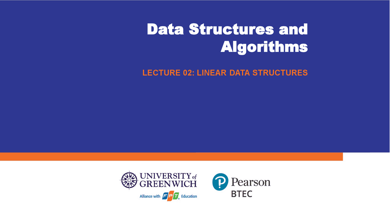 Linear Data Structure For Dynamic Arrays Lecture Notes Data 2059