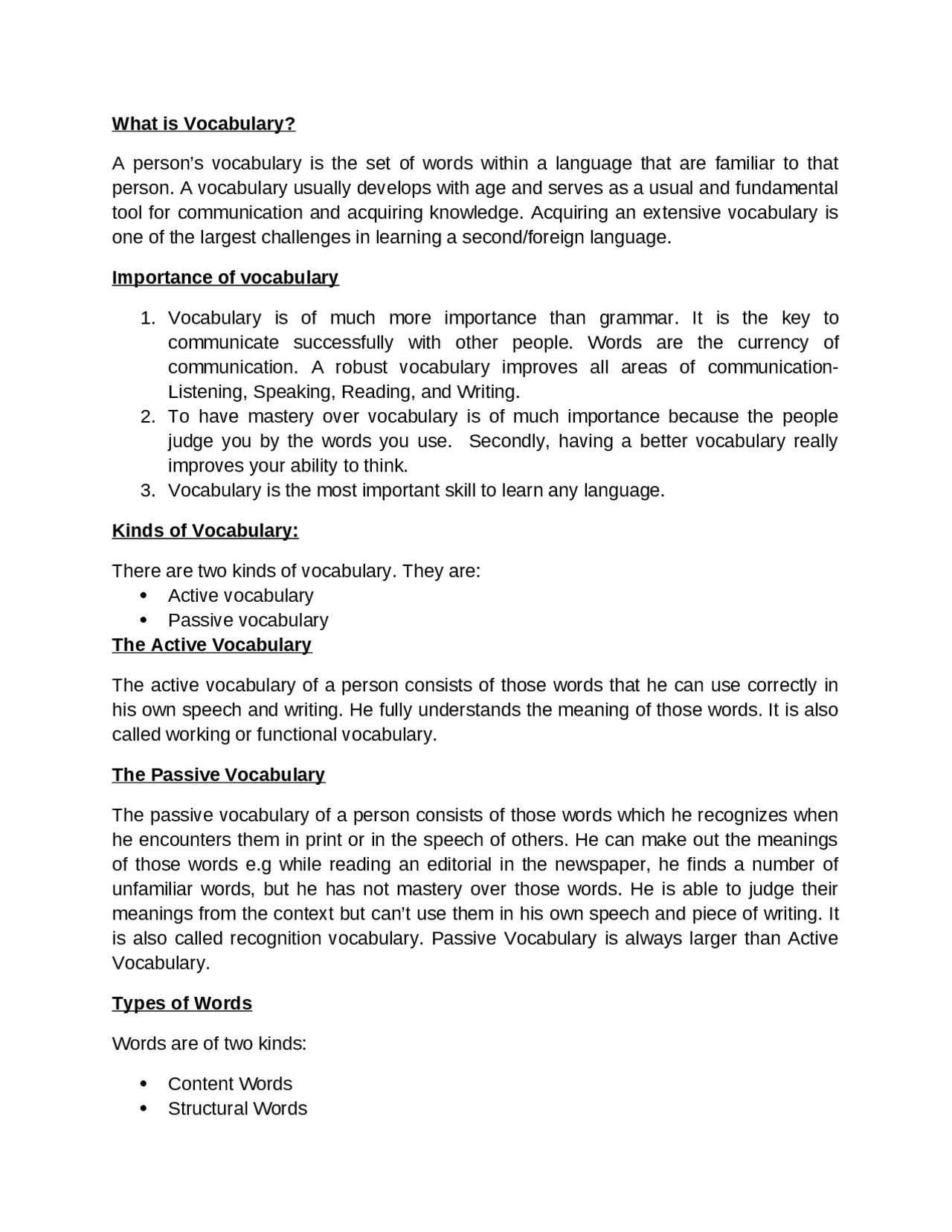 Understanding Vocabulary: Importance, Types, and Strategies to Improve ...