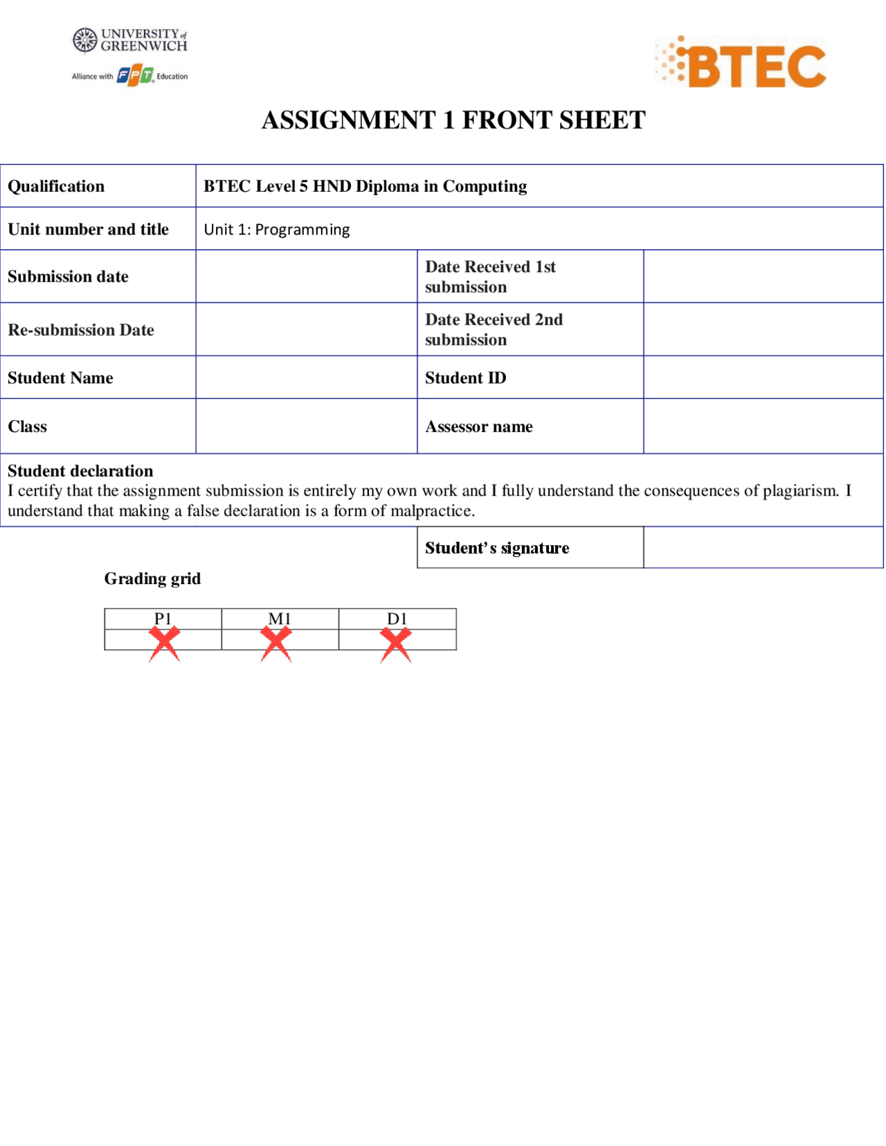 Assignment1 Programming 1618 Essays High School Ancient Greek Docsity