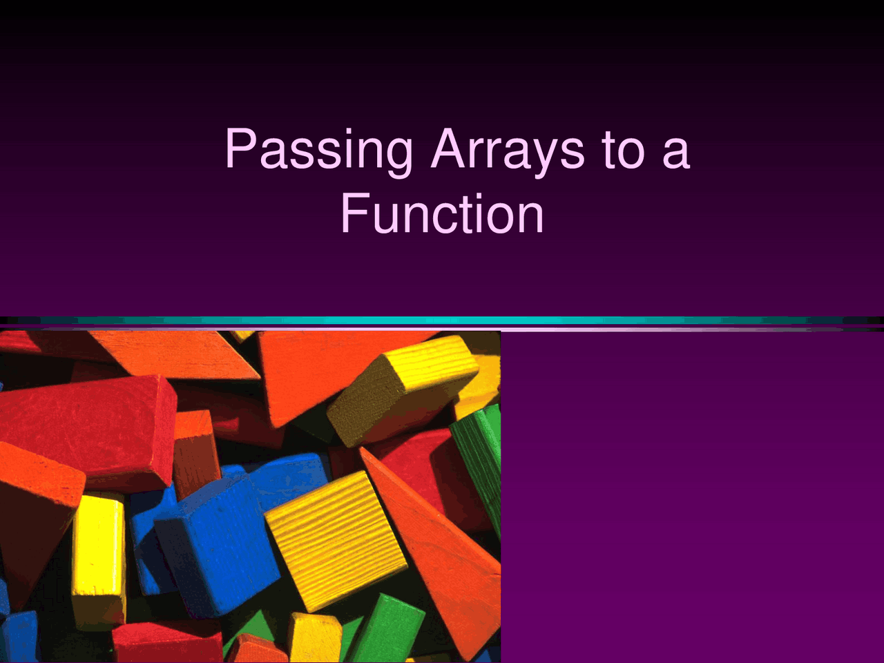 Passing Arrays To Function Slides C Programming Docsity 0216
