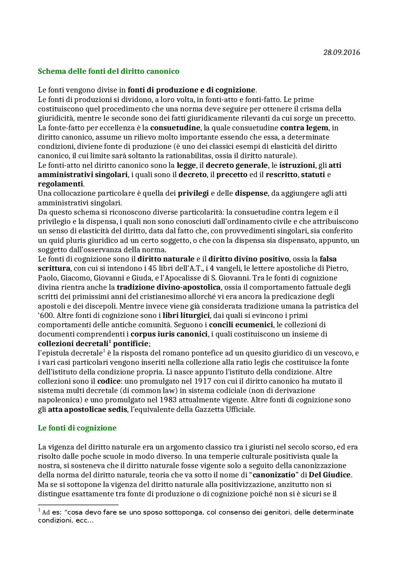 Le Fonti Del Diritto Canonico Appunti E Libro Schemi E Mappe