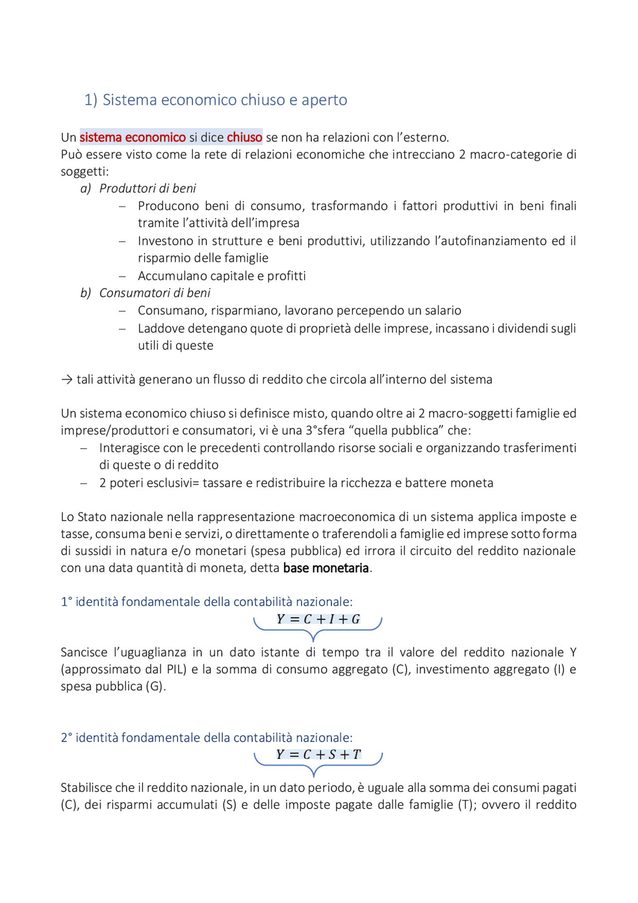 Macroeconomia Completo Appunti Di Macroeconomia Docsity