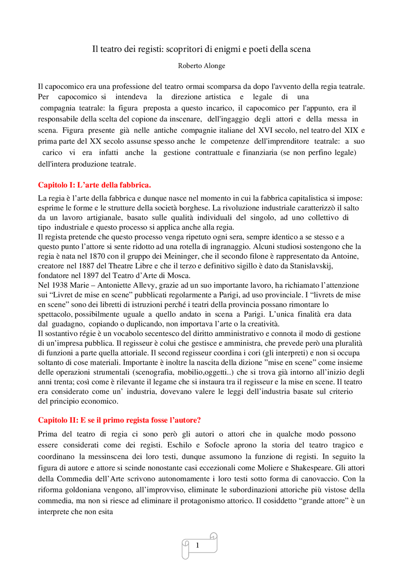 Il teatro dei registi: scopritori di enigmi e poeti della scena di ...