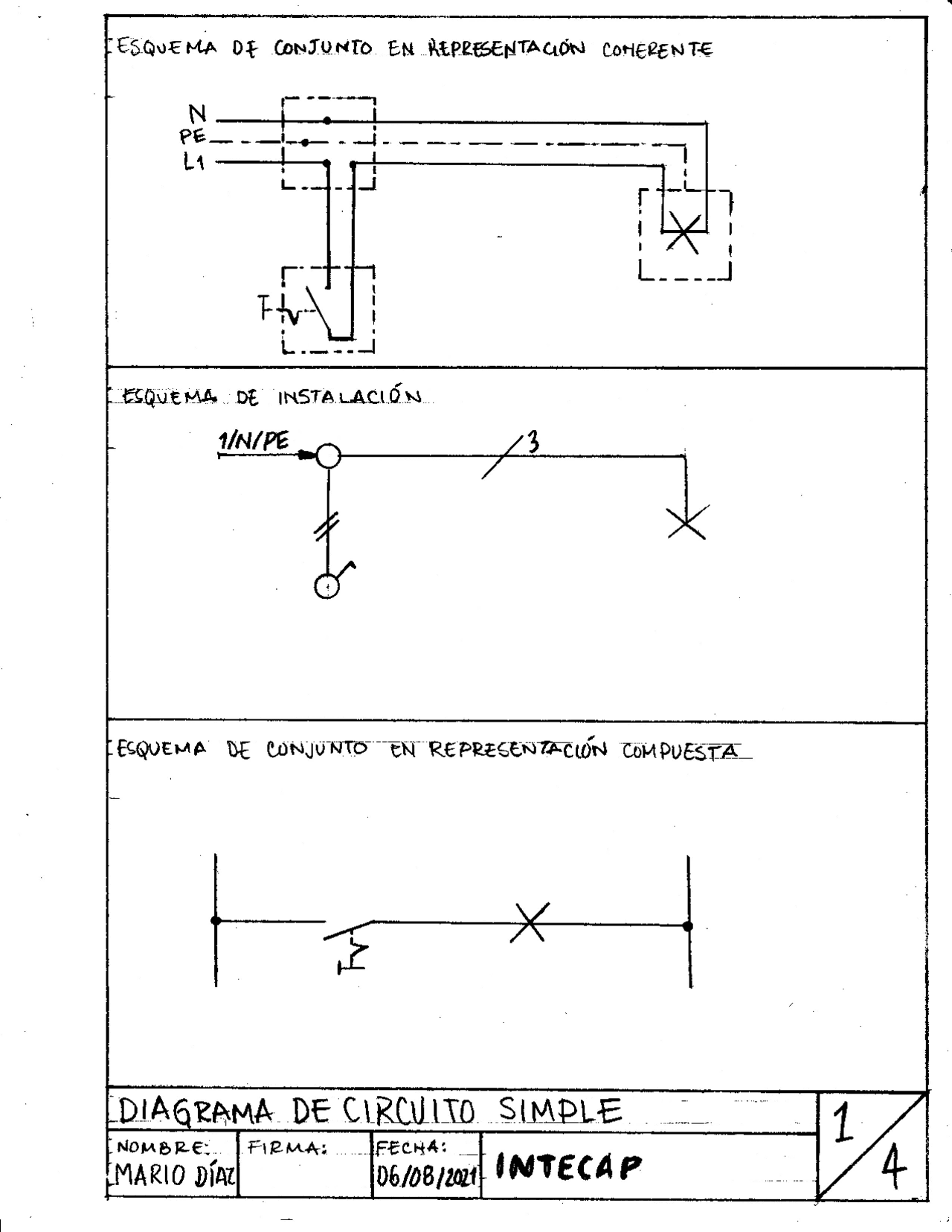Diagrama De Circuito Simple Diagrama De Circuito ¡Descarga