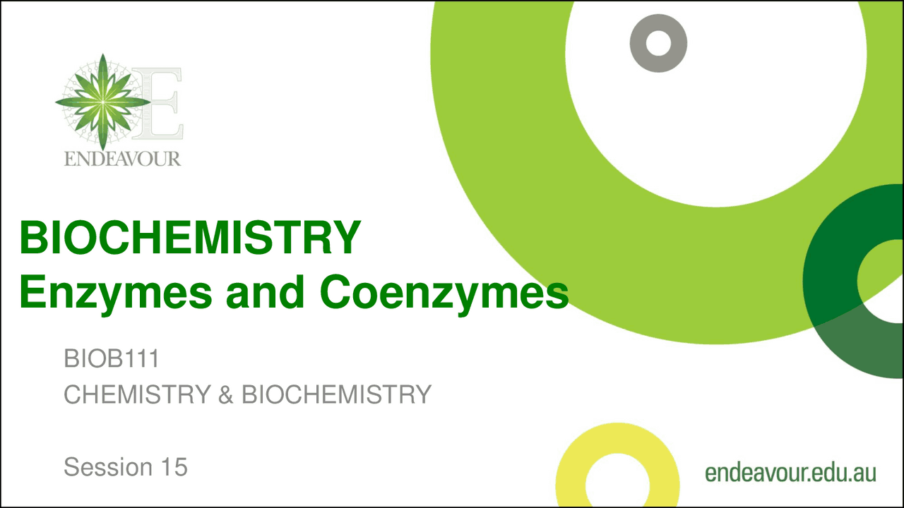 Enzymes detailed lecture notes | Study notes Biology - Docsity