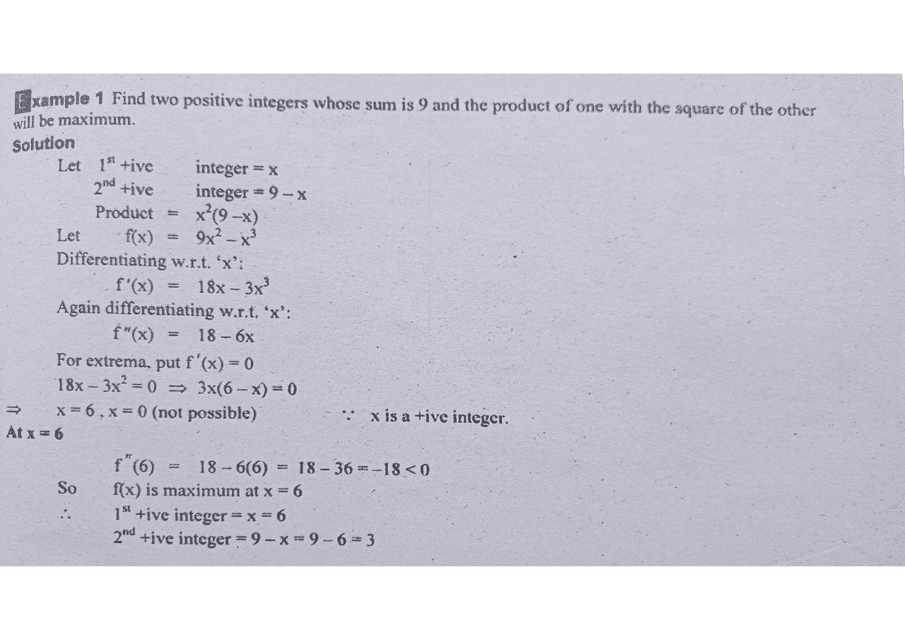 Mathematics Class 12 Differentiation important questions | Exercises ...