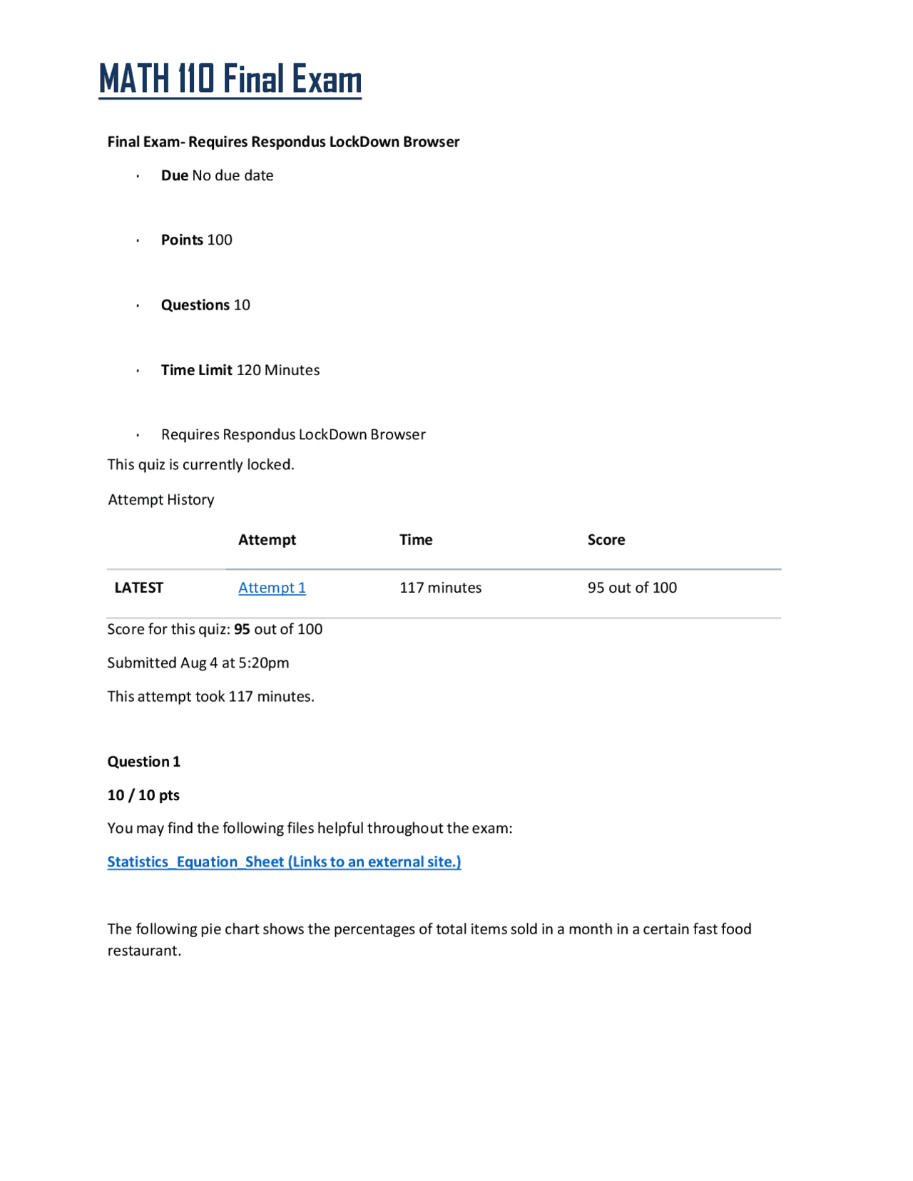 MATH 110 Final Exam UPDATED 2022 BEST EXAM GUIDE | Exams Nursing | Docsity