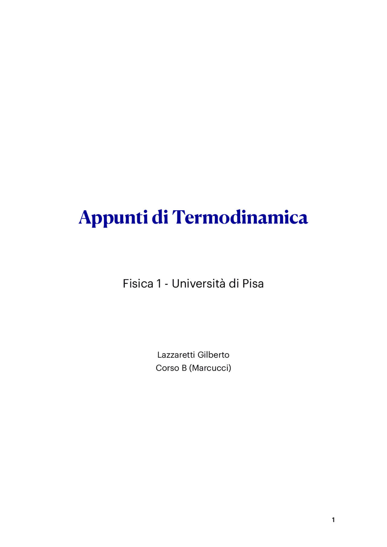 Cenni Di Termodinamica Schemi E Mappe Concettuali Di Fisica Docsity