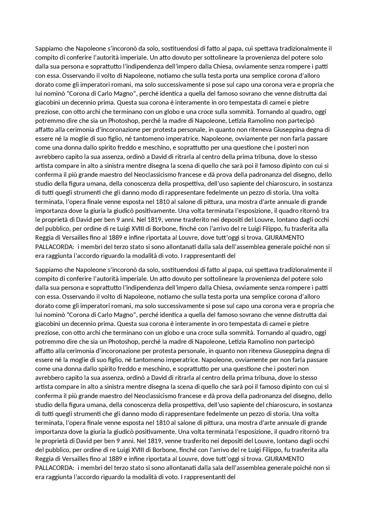 Neoclassicismo Vari Autori Per La Maturità Appunti Di Arte Docsity