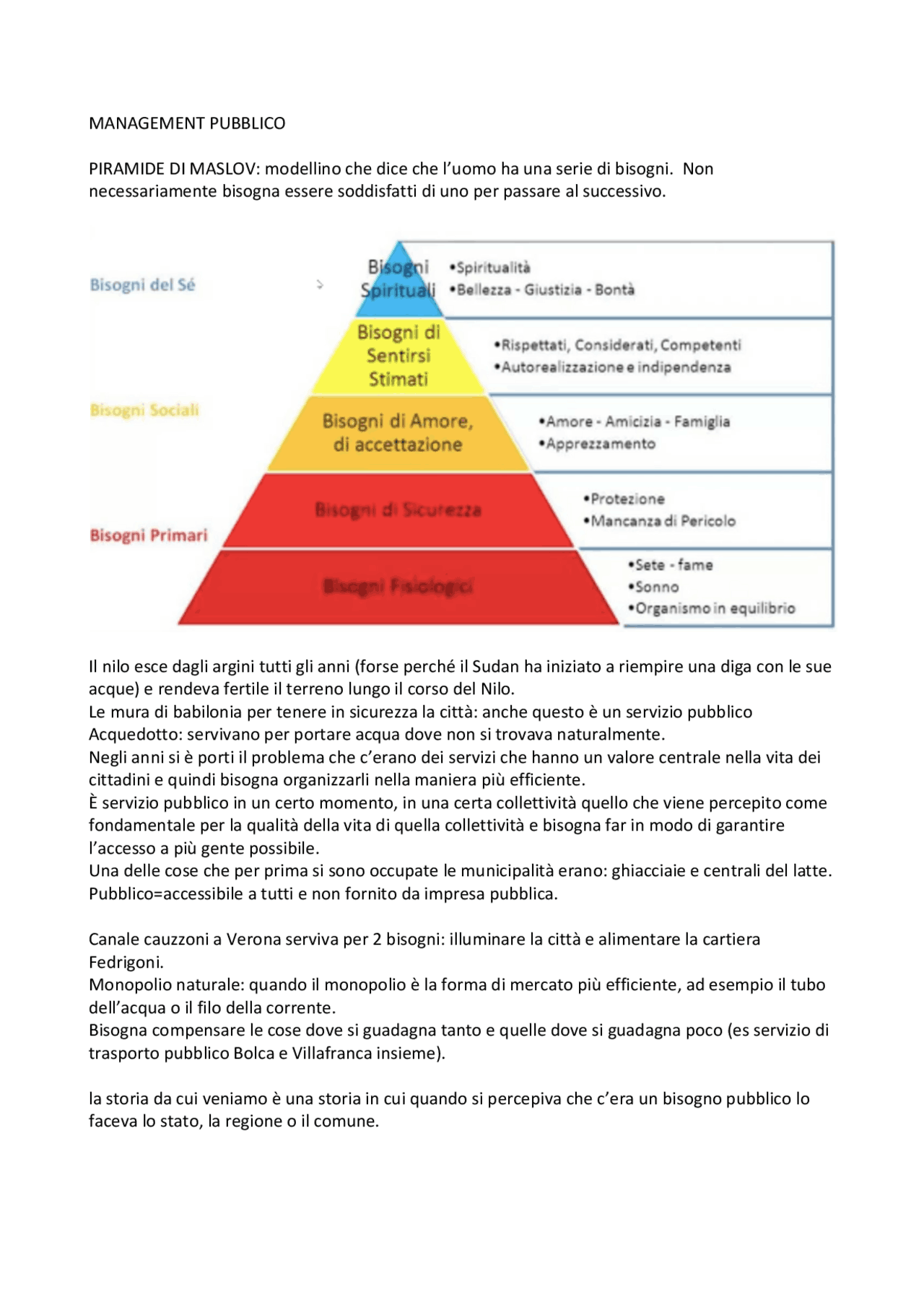 Appunti Lezioni Management Pubblico Appunti Di Management Pubblico