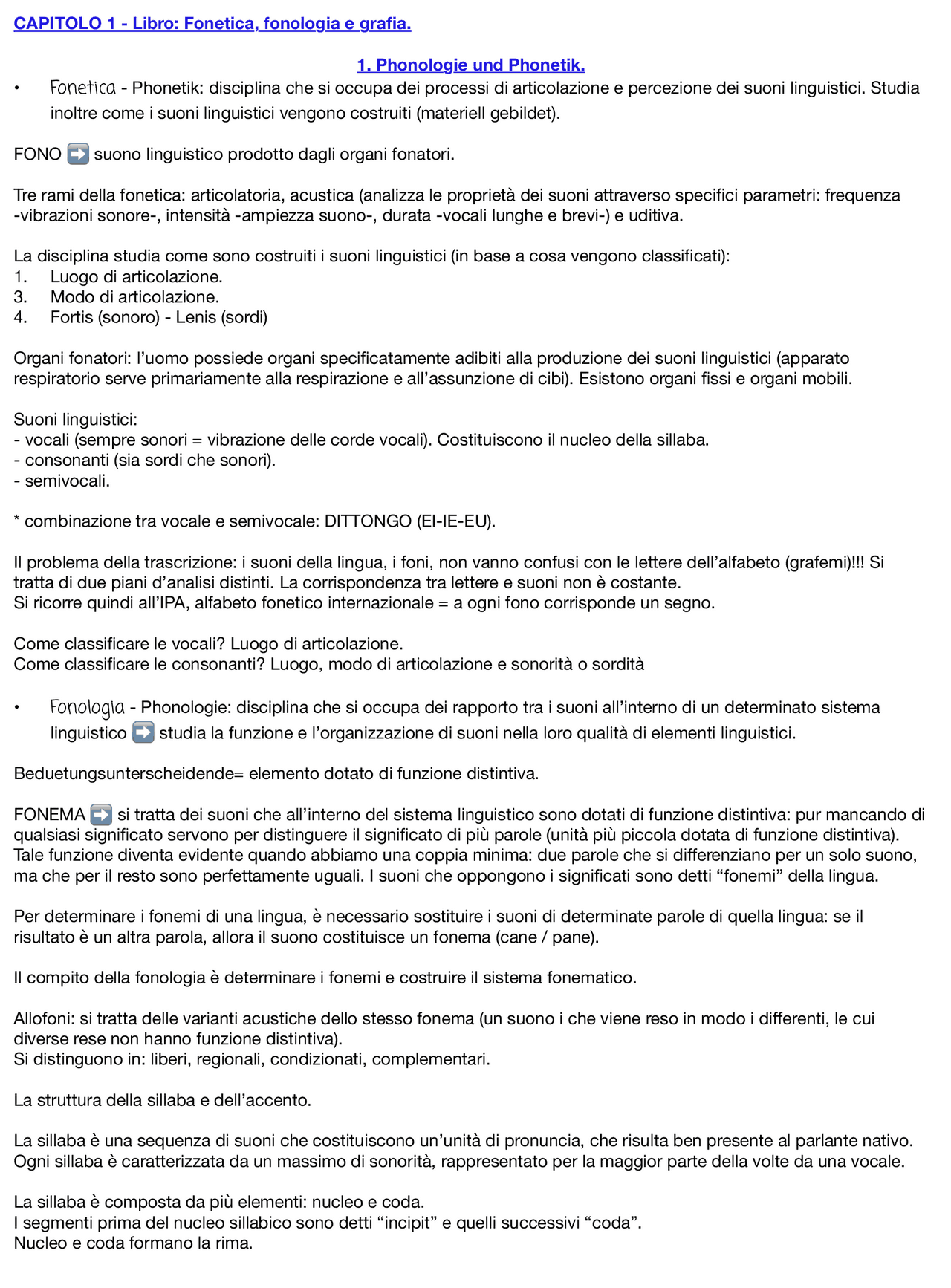 Lingua Tedesca Ia Aa 20202021 Appunti Di Lingua Tedesca Docsity