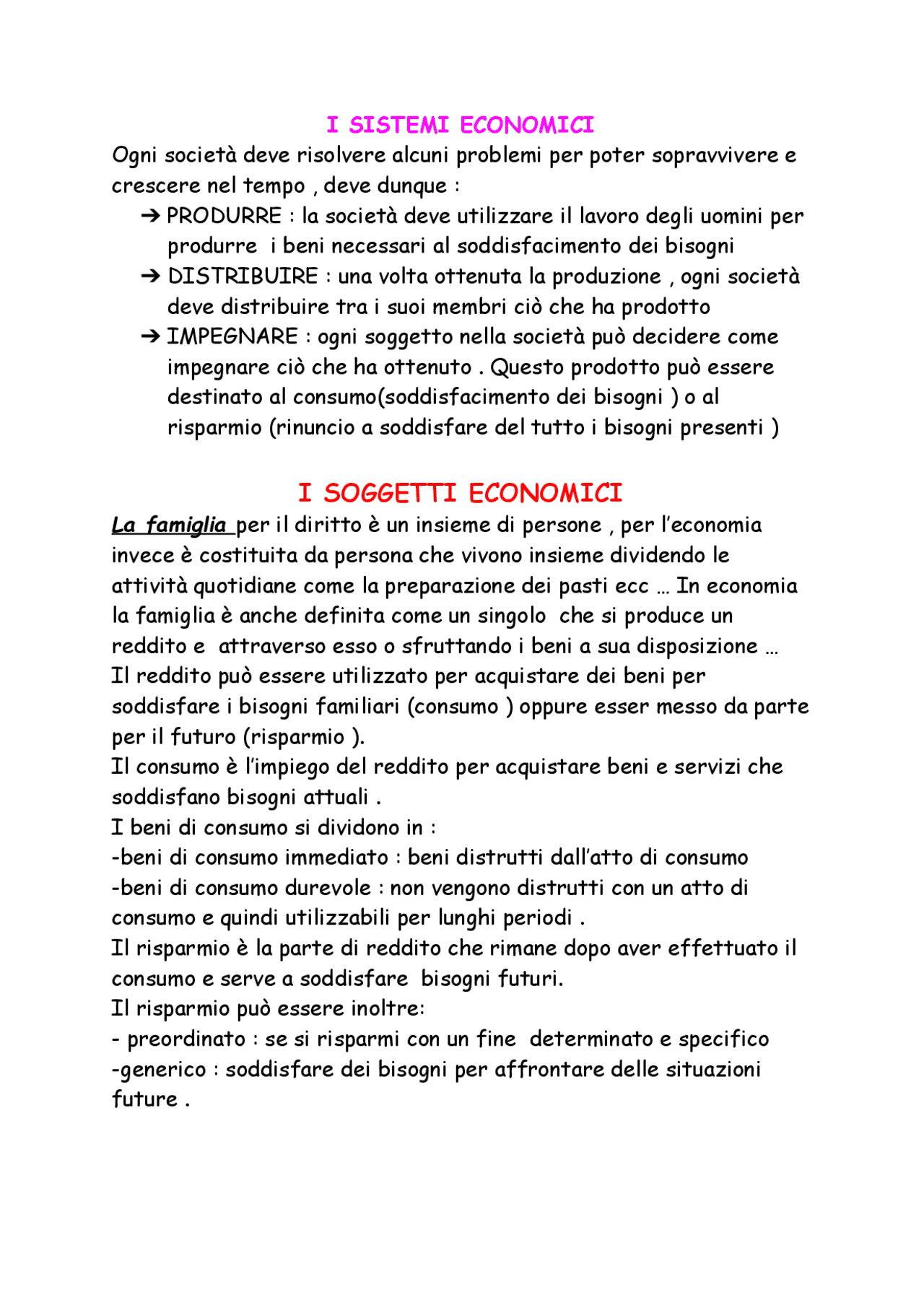 Breve Introduzione Ai Sistemi Economici Sintesi Del Corso Di Diritto