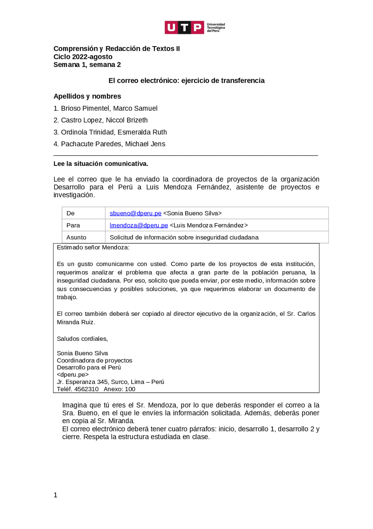 Compresión Y Redacción De Texto 2 Ejercicios De Compresión De Datos