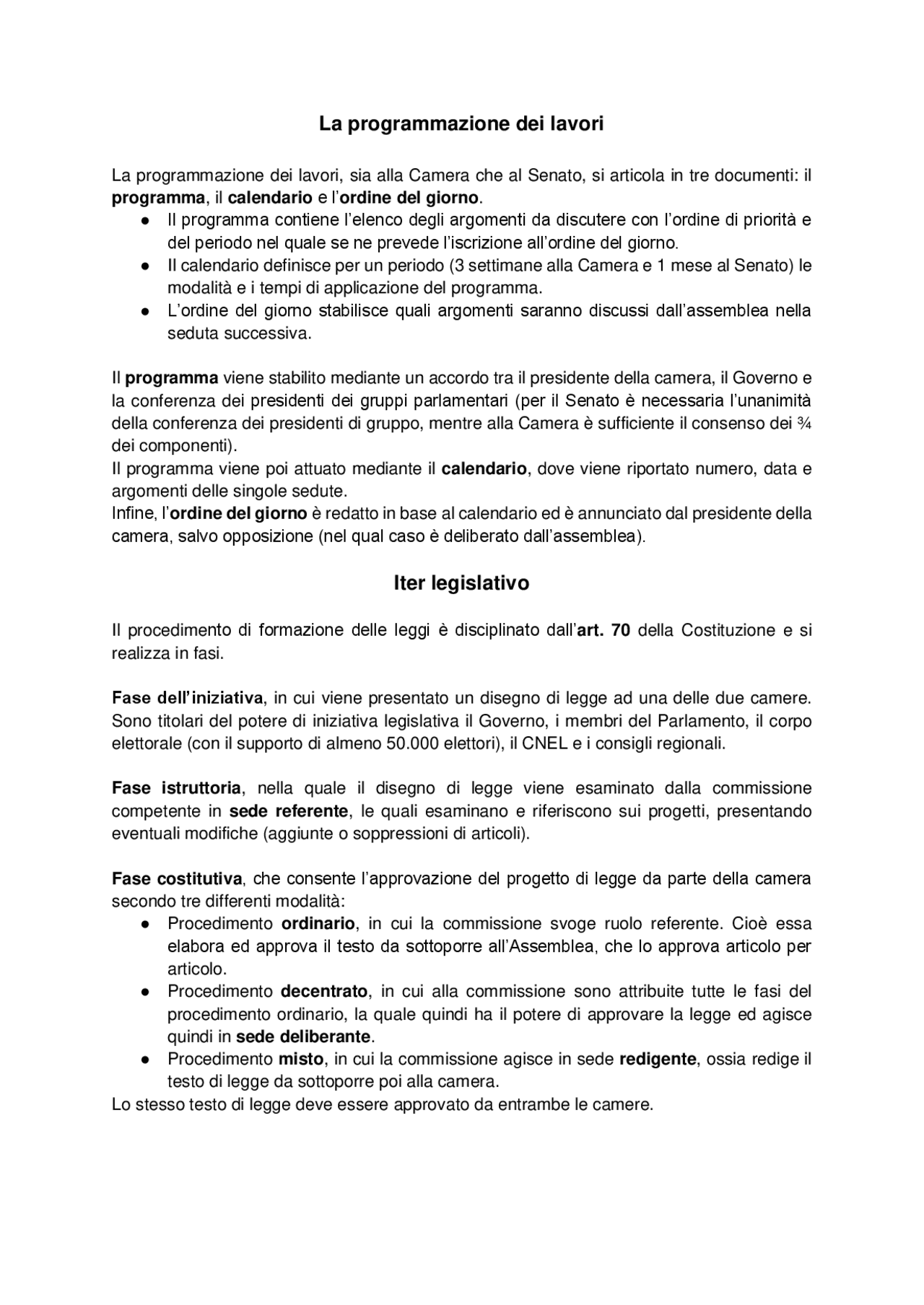 Elementi Chiave Di Diritto Parlamentare Schemi E Mappe Concettuali Di