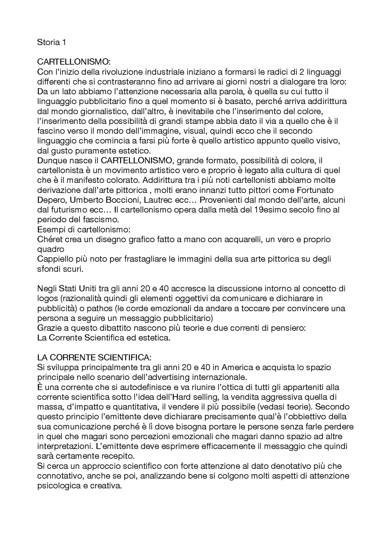 Linguaggi E Strategie Delladvertising Domande E Risposte Appunti Di