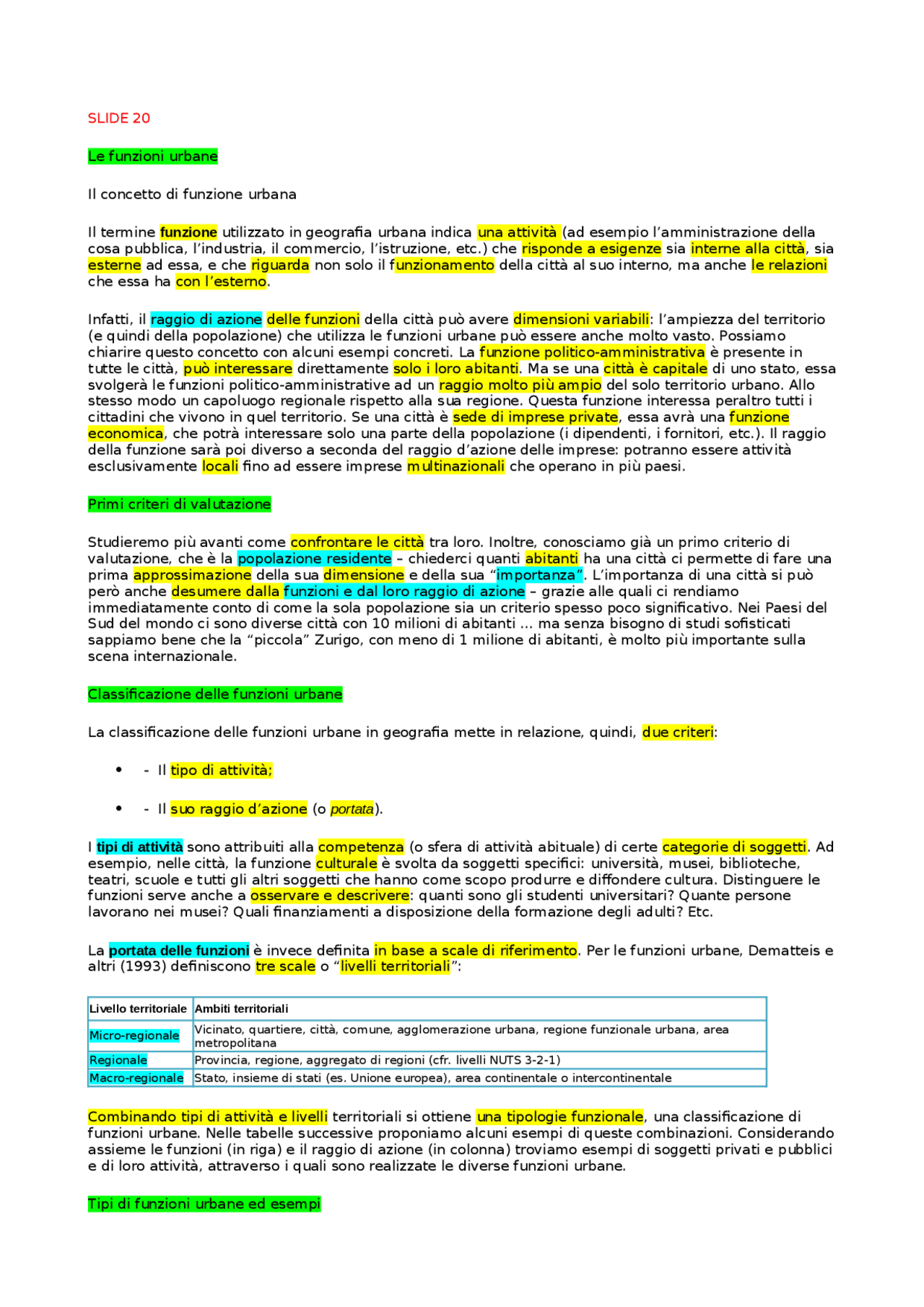 RISPOSTE DOMANDE DI GEOGRAFIA CULTURALE | Prove d'esame di Geografia | Docsity