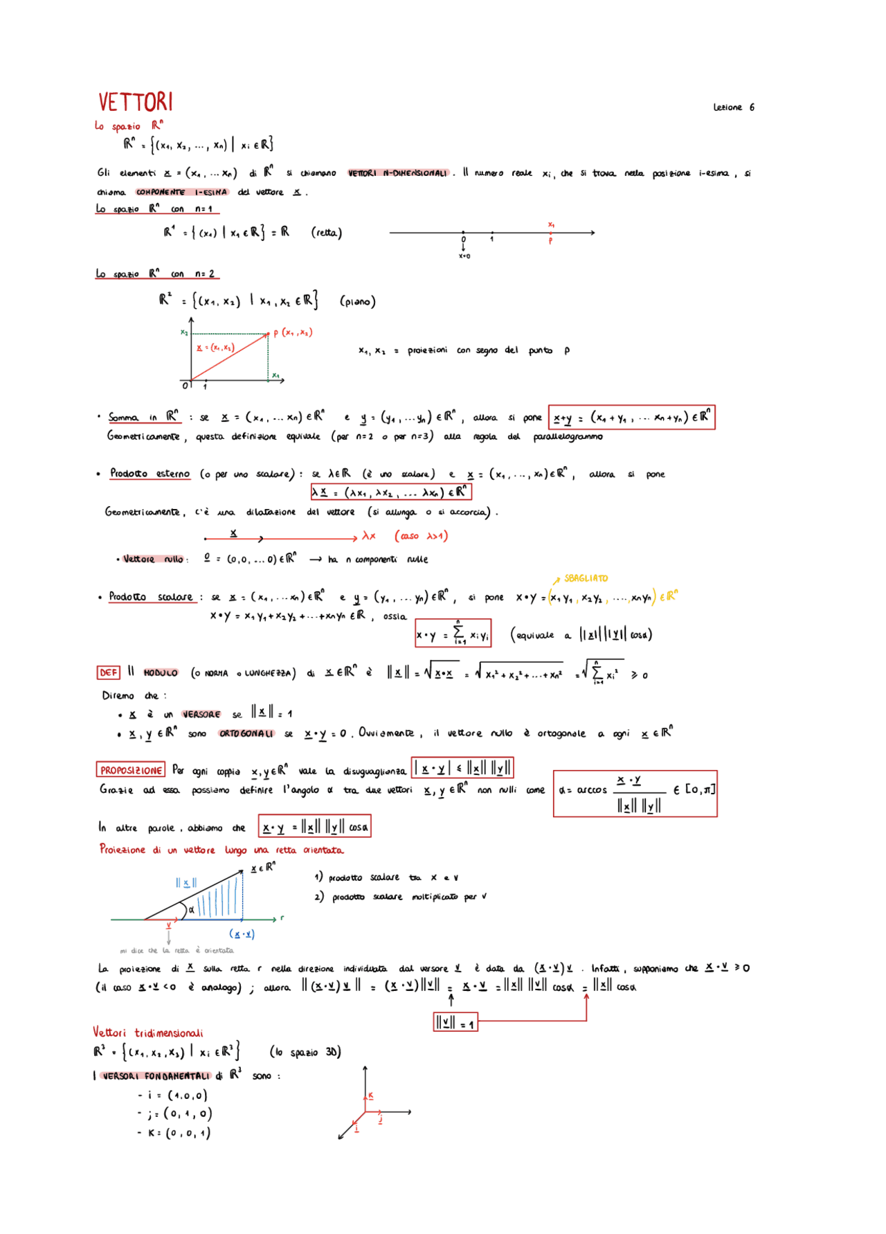 Geometria E Algebra Lineare Seconda Parte Appunti Appunti Di Algebra