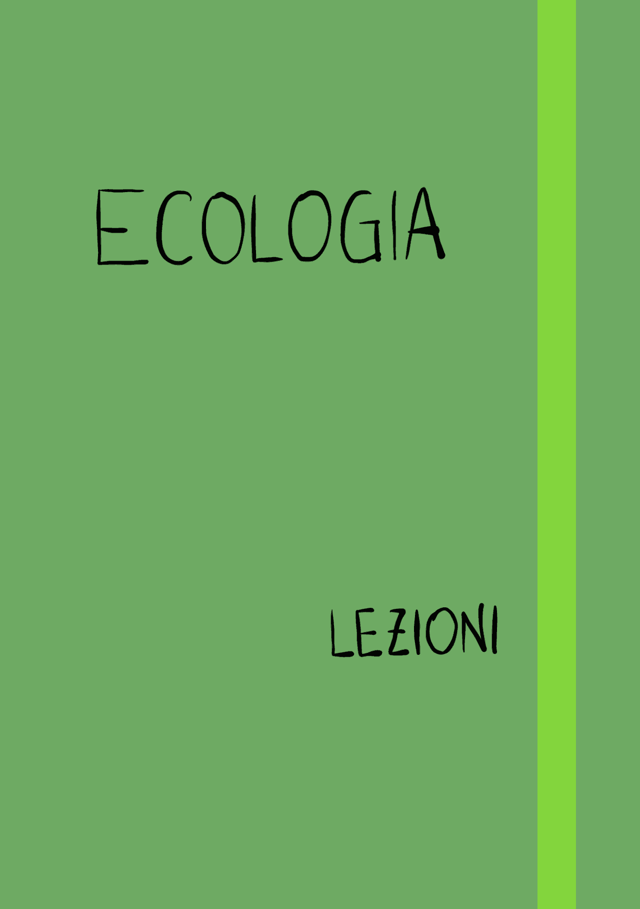 Schemi di Ecologia - prof. Casagrandi Renato | Schemi e mappe ...