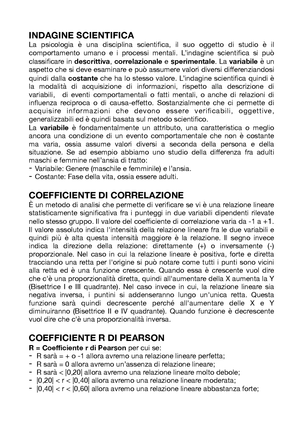 Riassunto Completo Balboni Appunti Di Psicometria Docsity