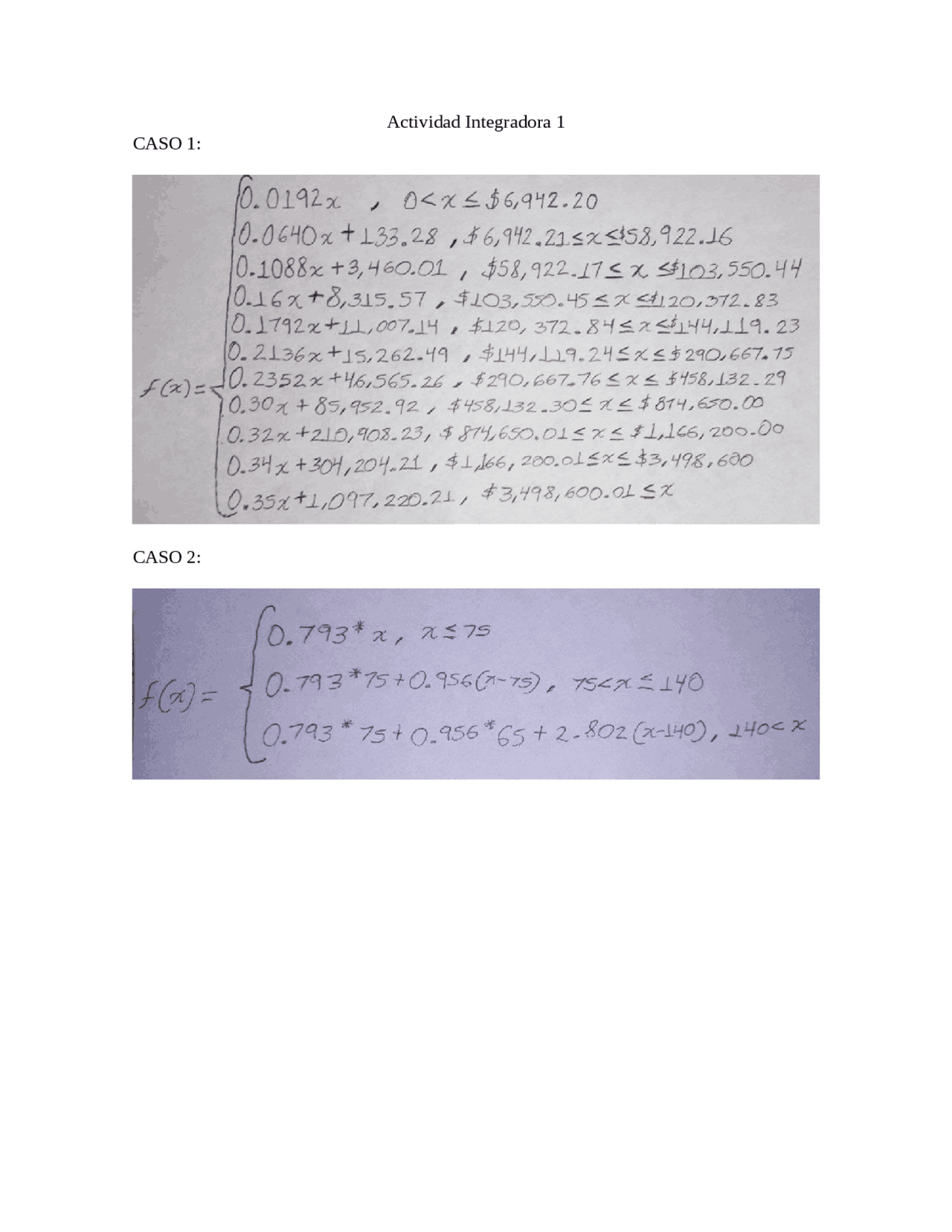 Actividad Integradora Etapa 1 Matemáticas Prepanet Ejercicios De