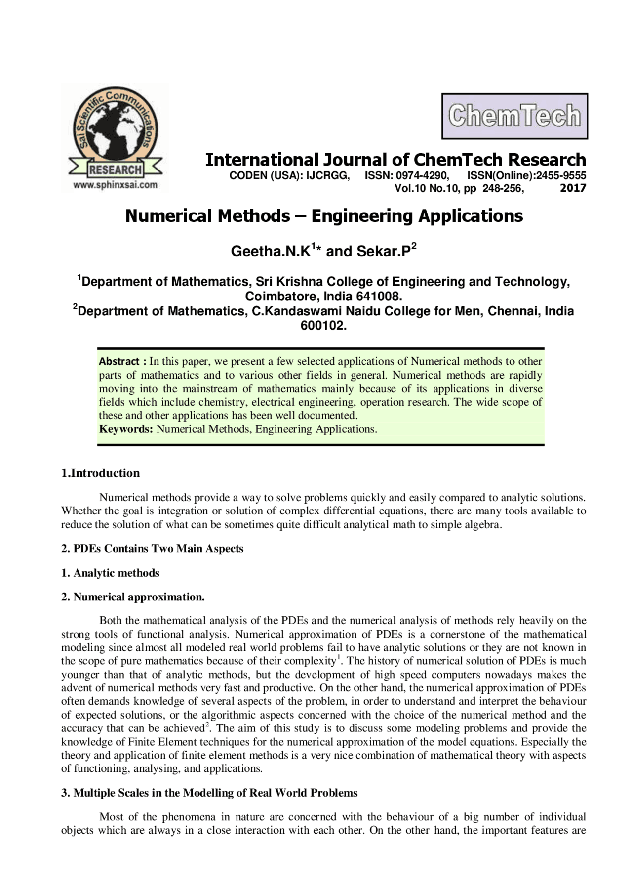 Numerical Methods Engineering Applications Lecture Notes Engineering Docsity