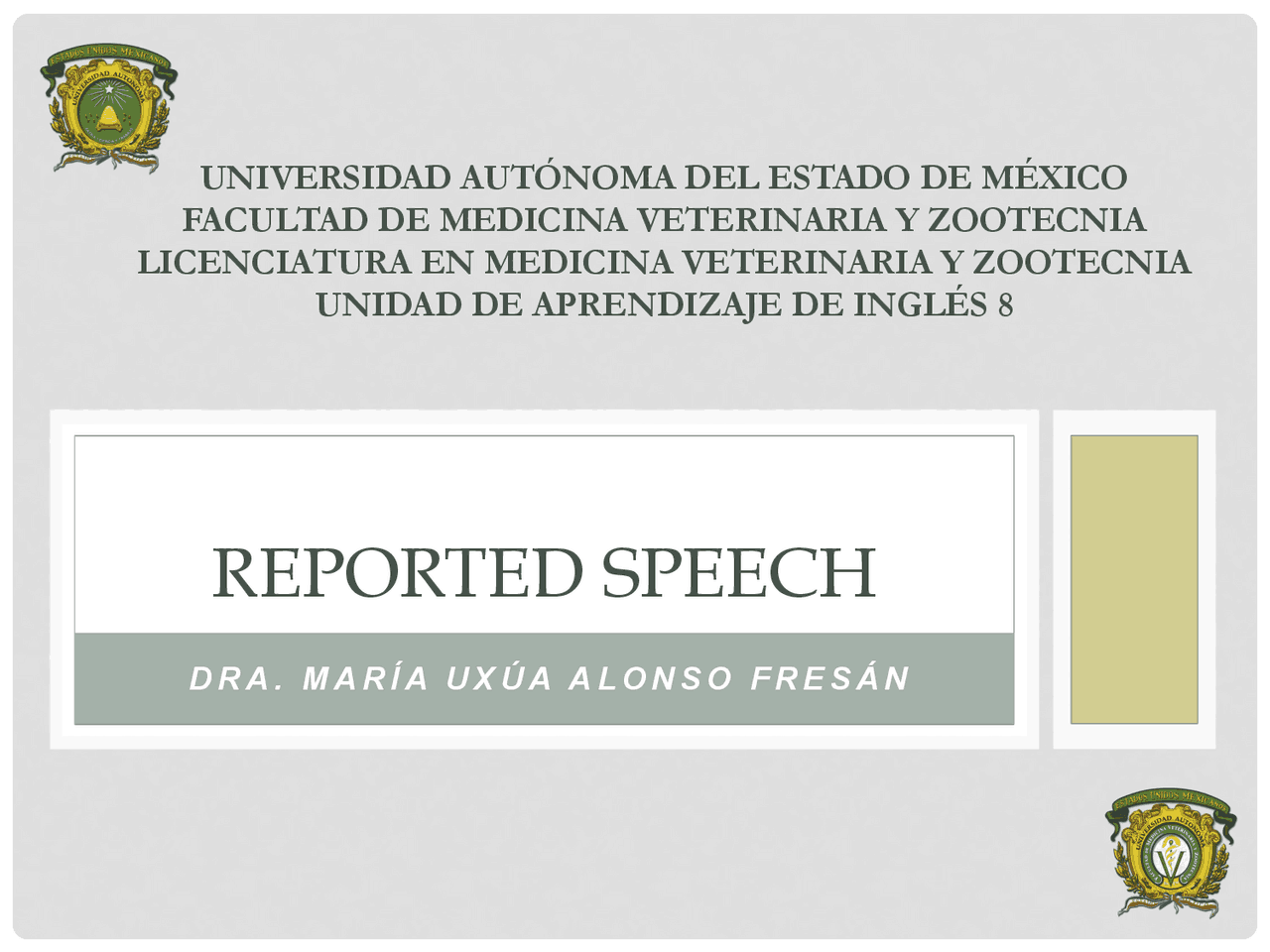 REPORTED SPEECH | Study notes English | Docsity