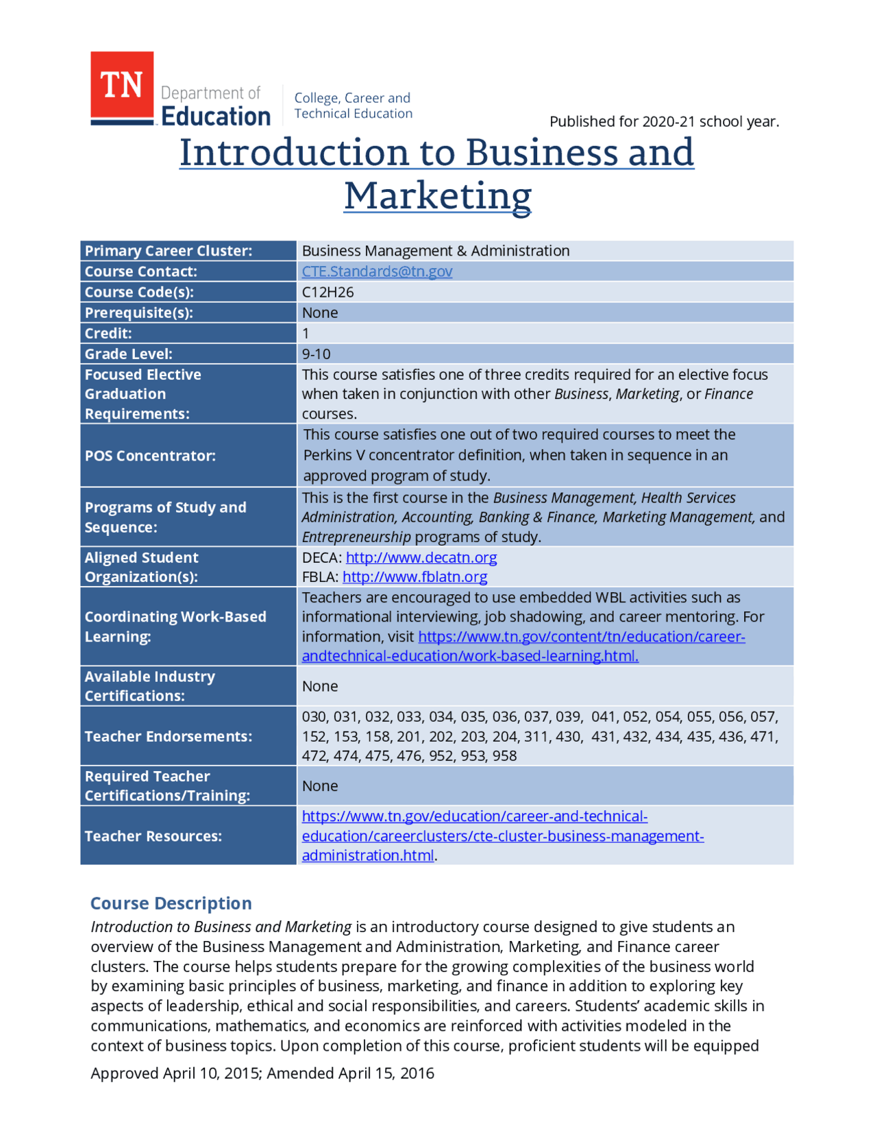 Essential Business & Marketing Course: Foundational for Programs ...