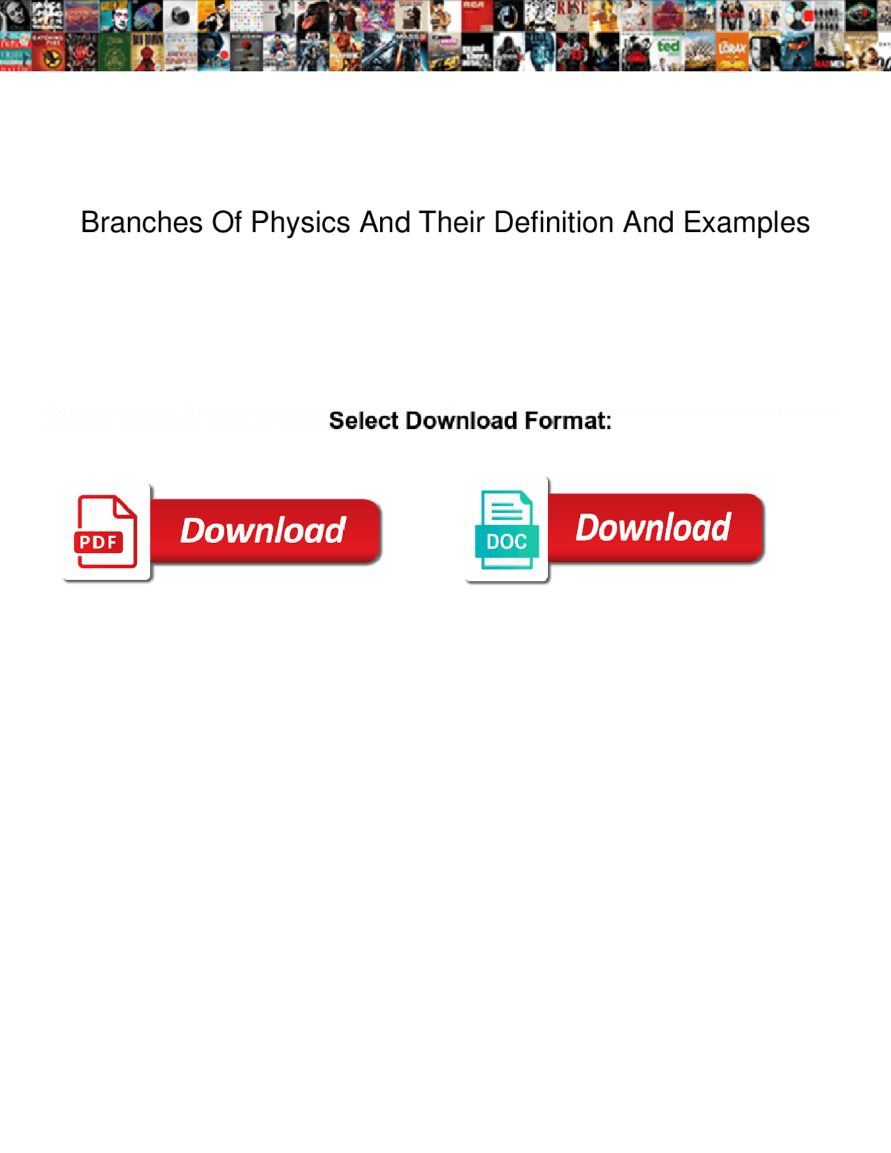 Branches Of Physics And Their Definition And Examples | Study notes ...