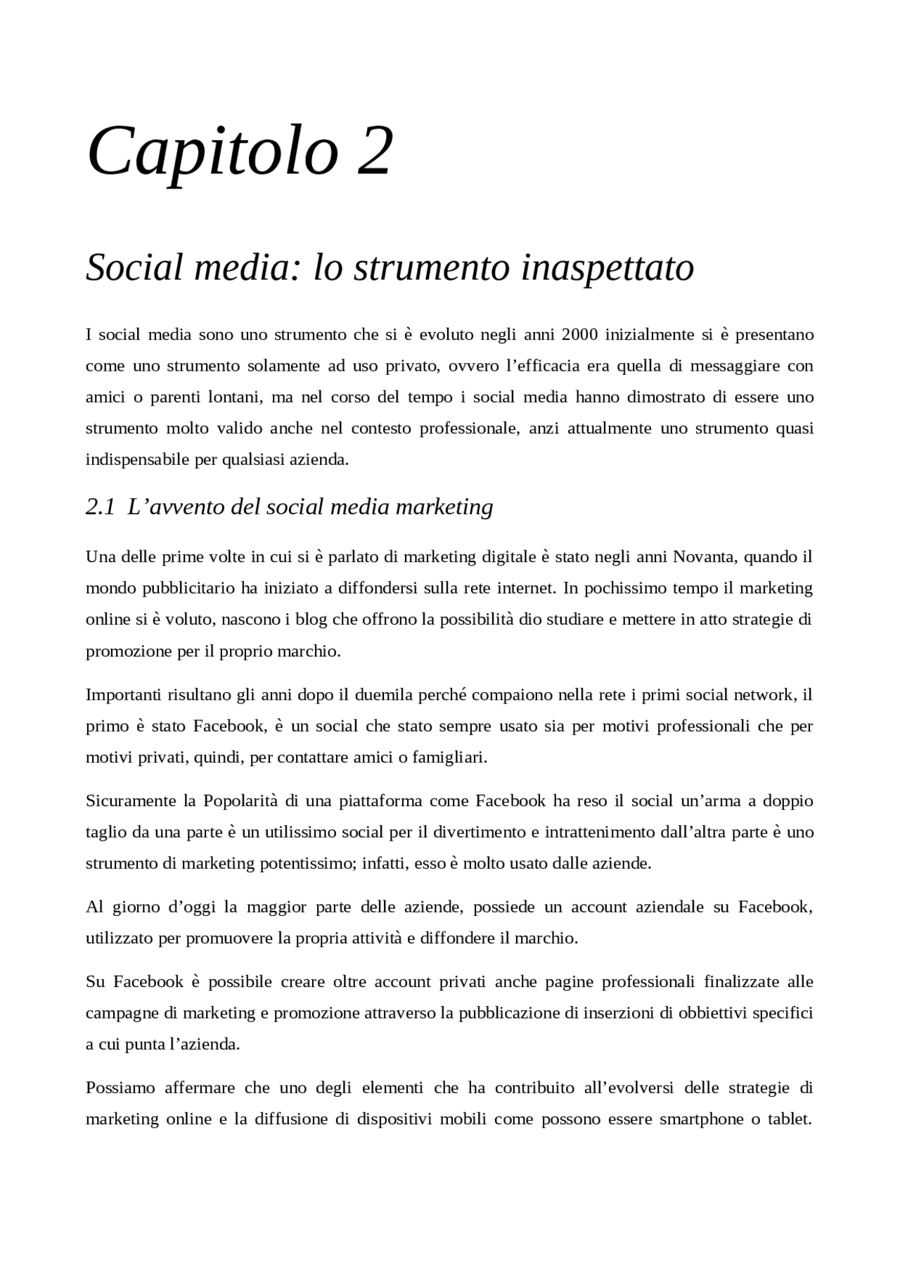 Comunicazione e i mass media | Tesi di laurea di Sociologia | Docsity