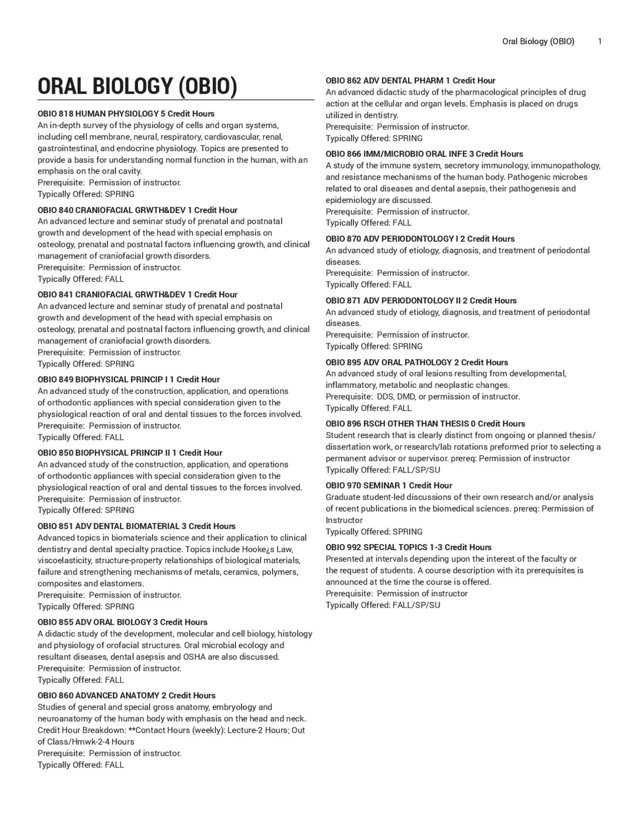 Oral Biology (OBIO) | Study notes Oral Biology | Docsity