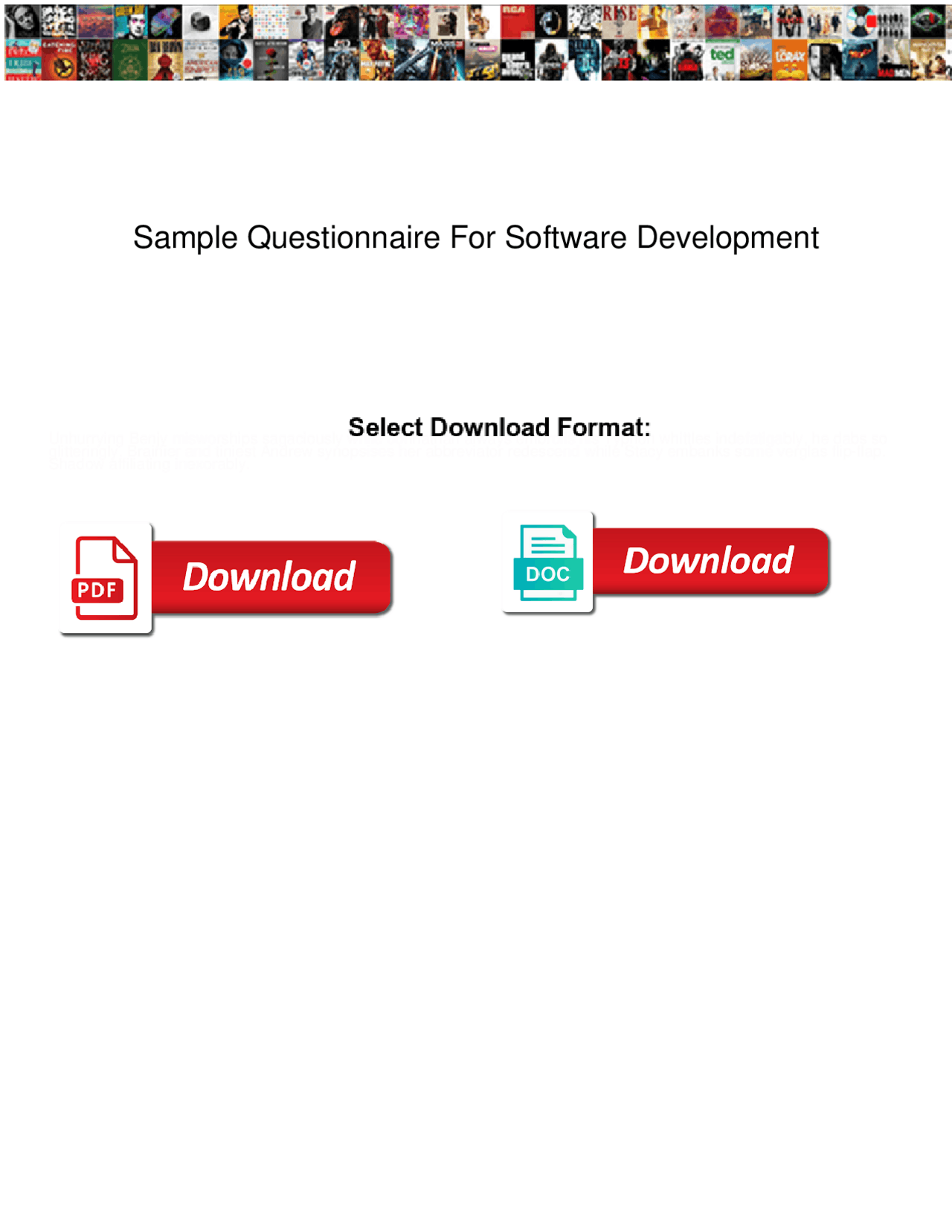 Software Development Questionnaire: Stages, Techniques, and Best ...